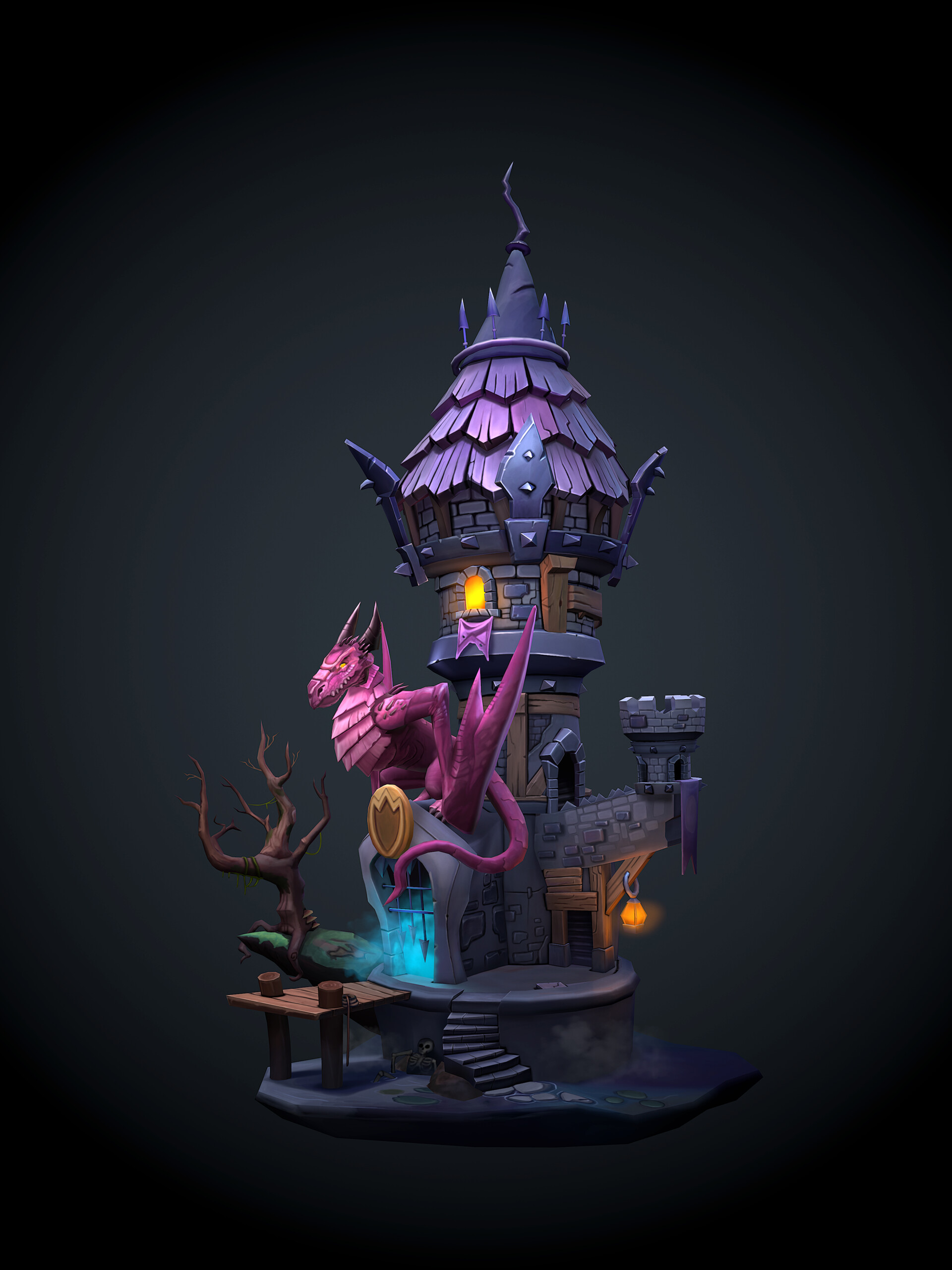 ArtStation - Dragon House, Yulia Ka