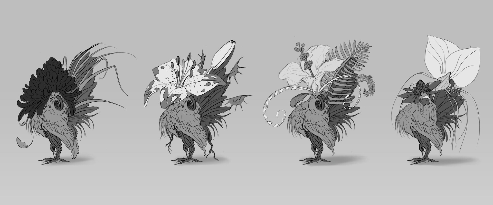 Athena Weiss (Hannah) - 'Peng' Creature Design