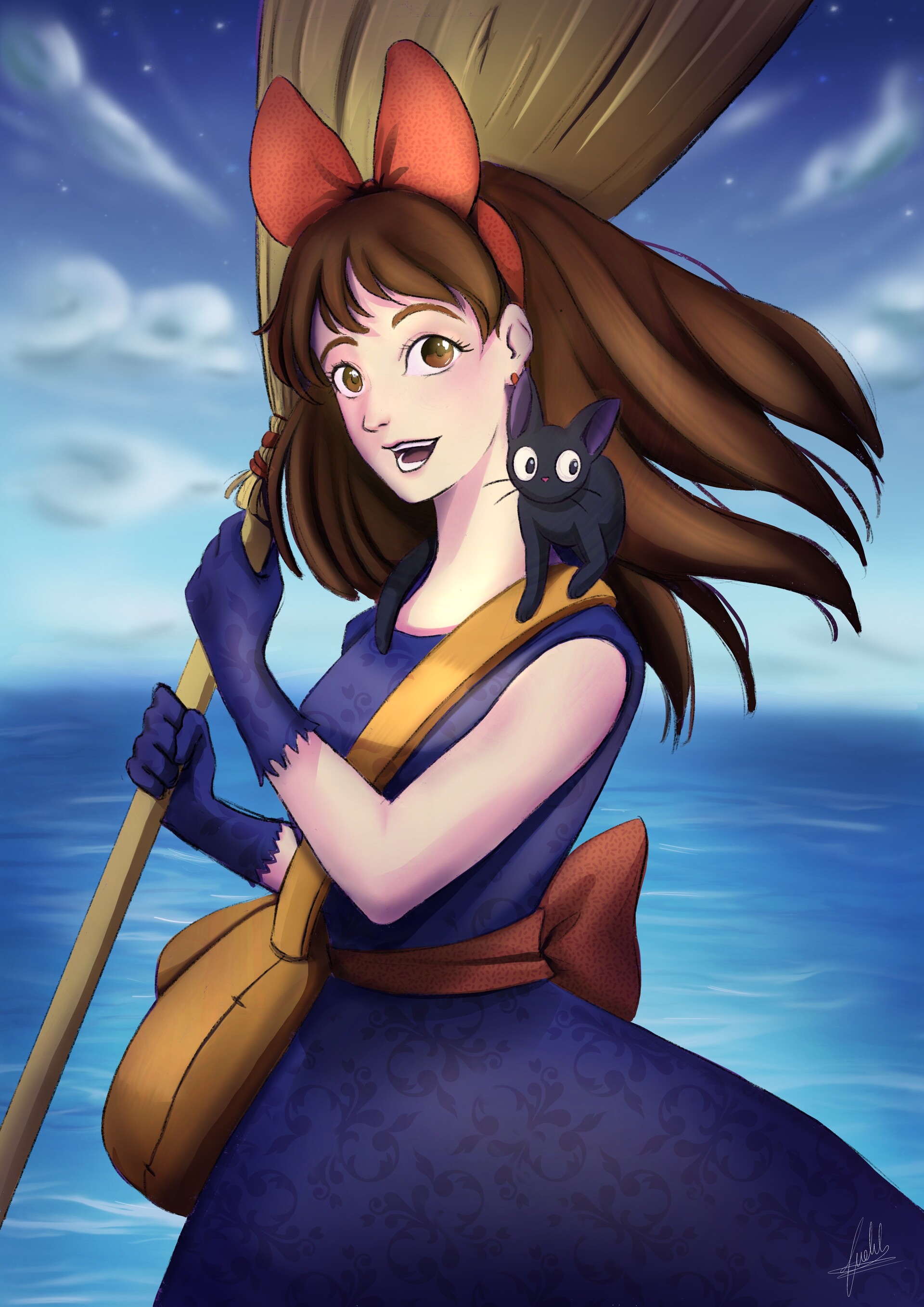 ArtStation - The Kiki’s delivery service Fan Art