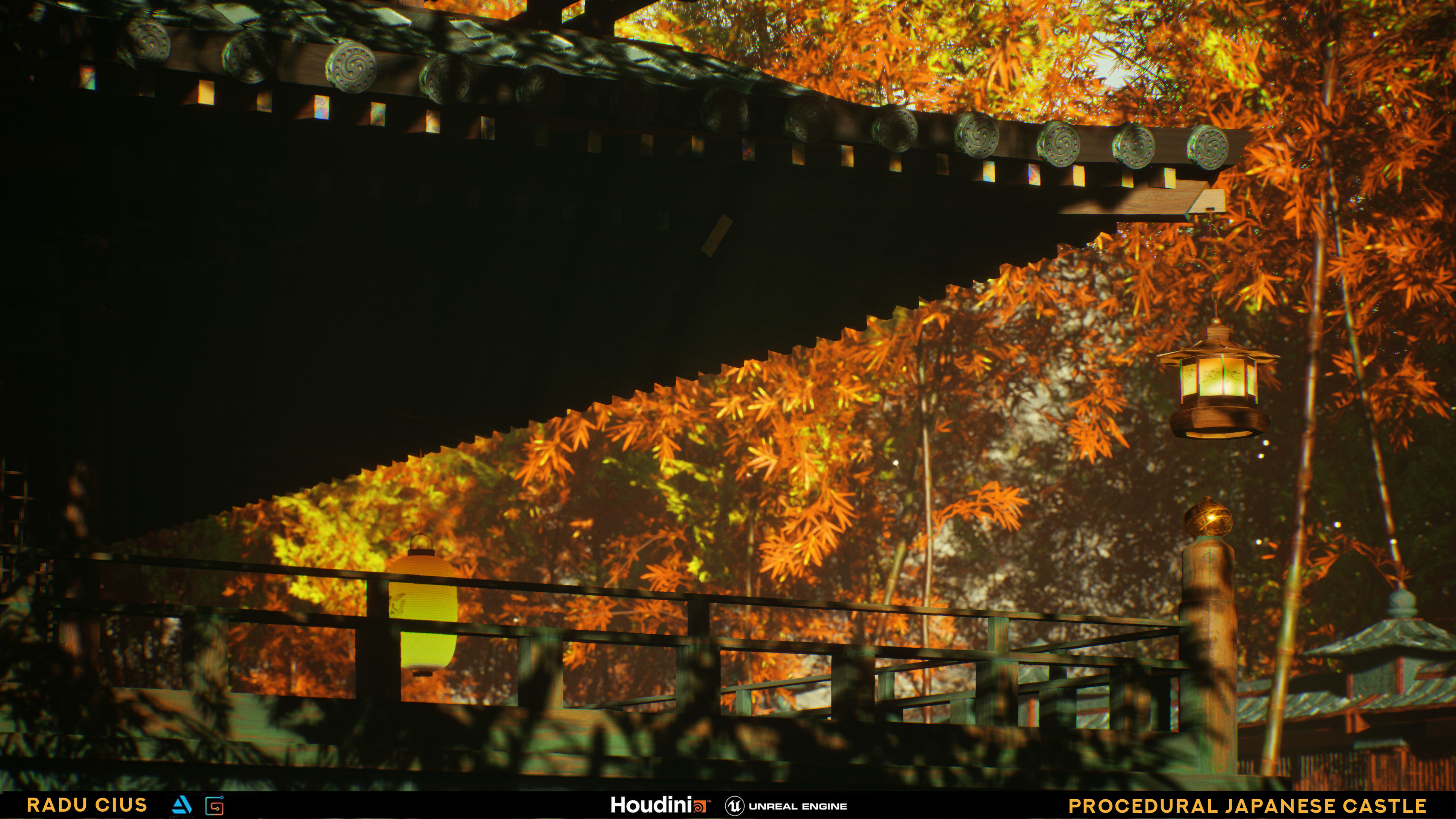 Radu Cius Houdini procedural generation tutorials - PROCEDURAL JAPANESE ...