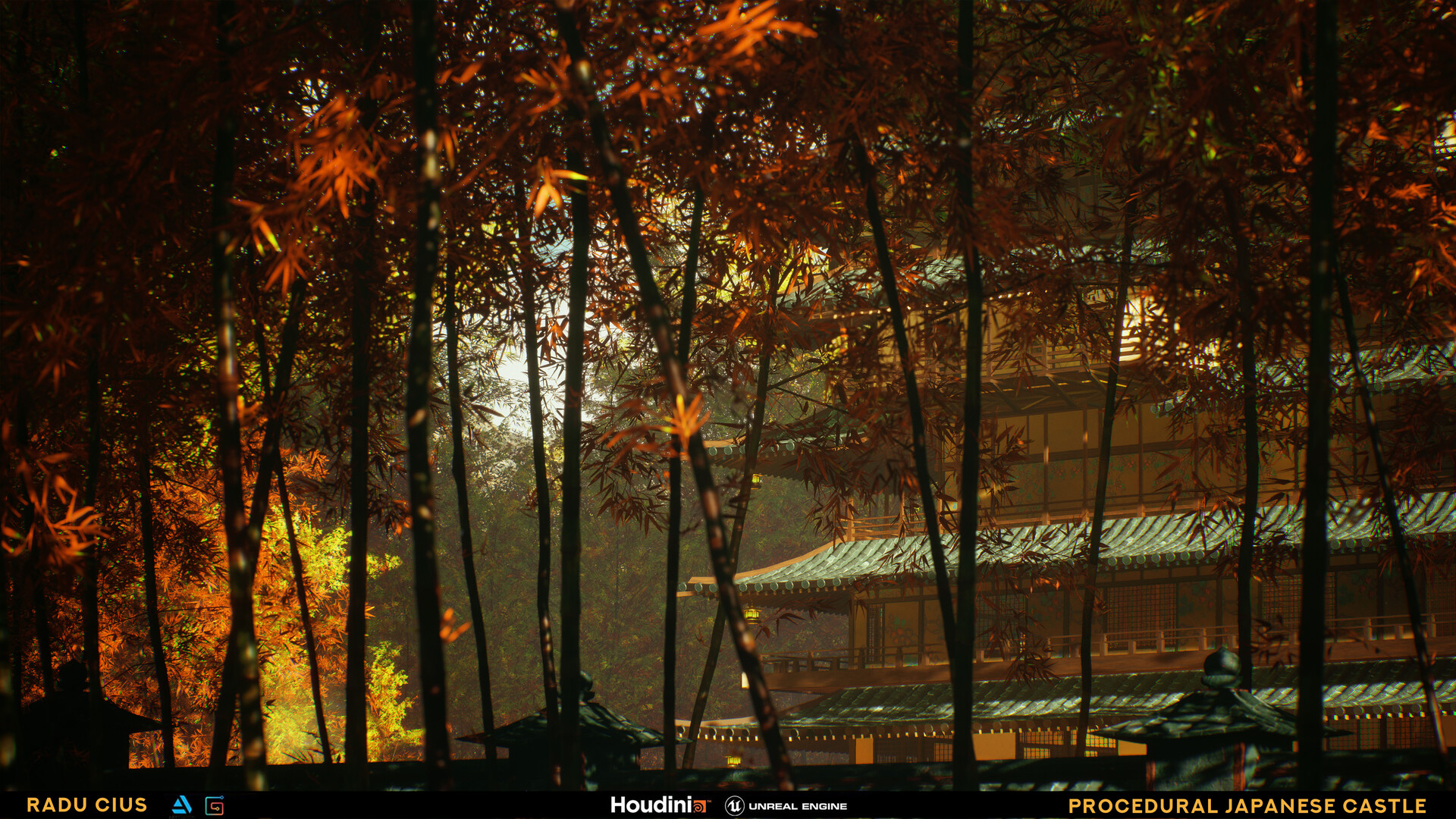 Radu Cius Houdini procedural generation tutorials - PROCEDURAL JAPANESE ...