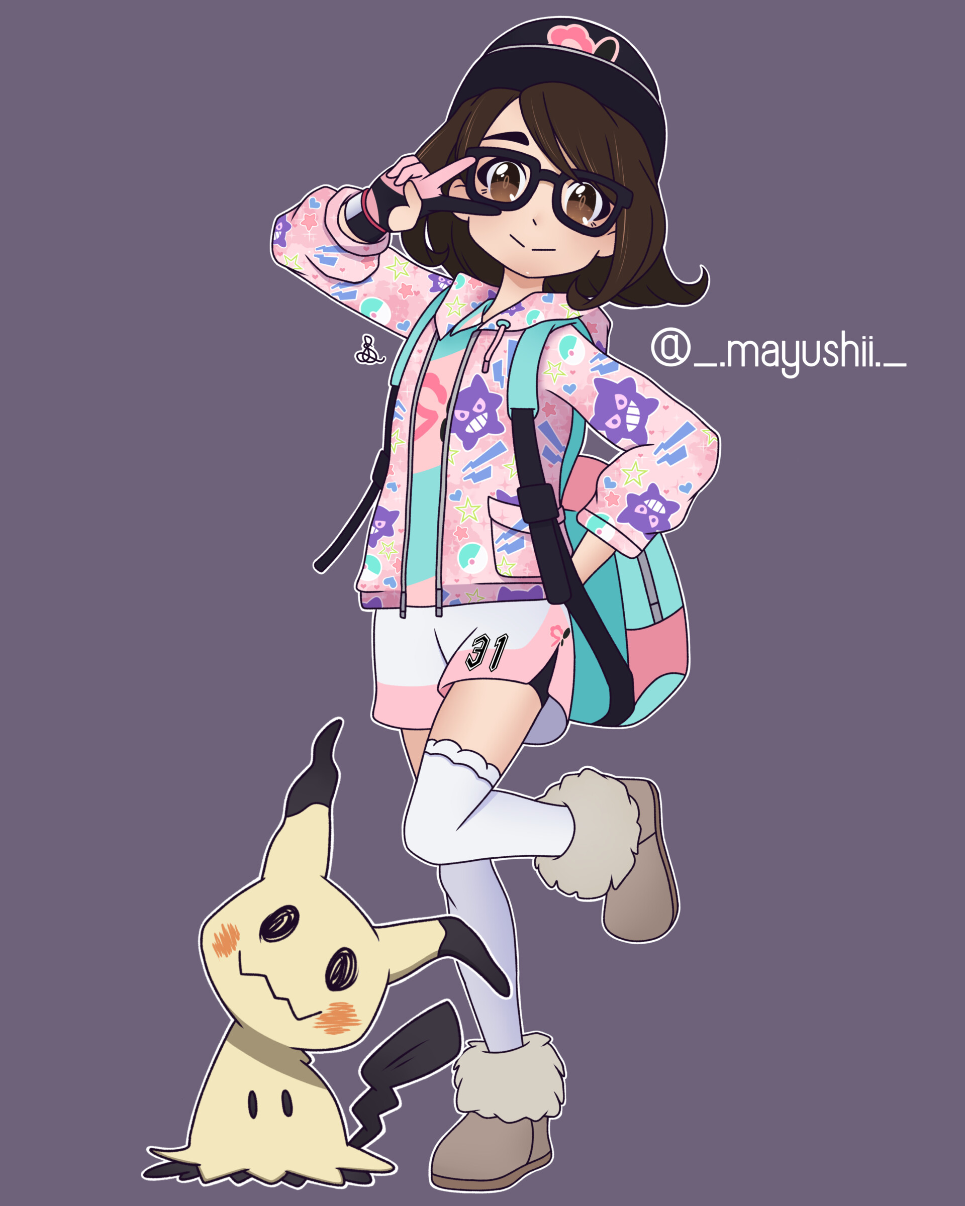 ArtStation - Pokémon Trainer Mayushii Design