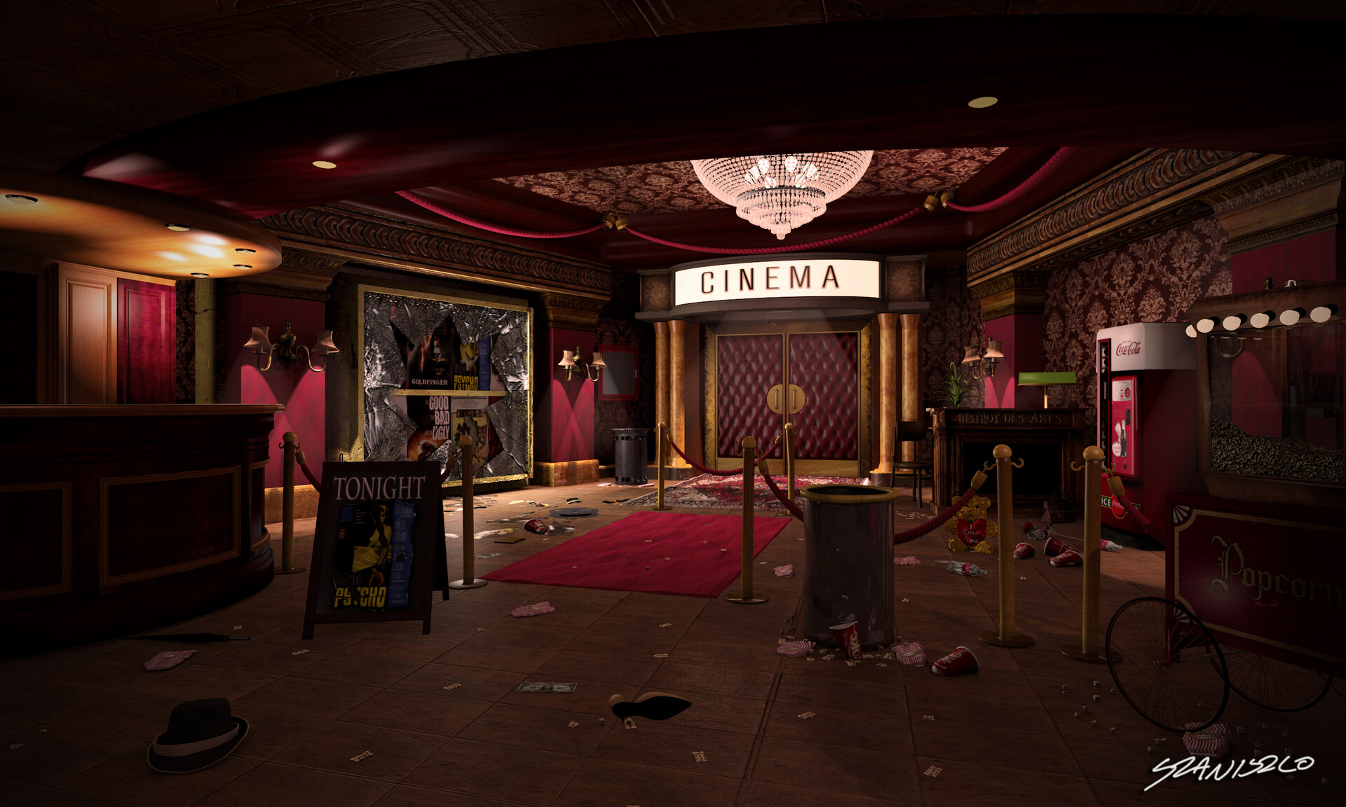 ArtStation - Cinema Entrance