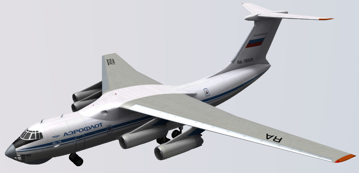 ArtStation - plane ilyushin il-76