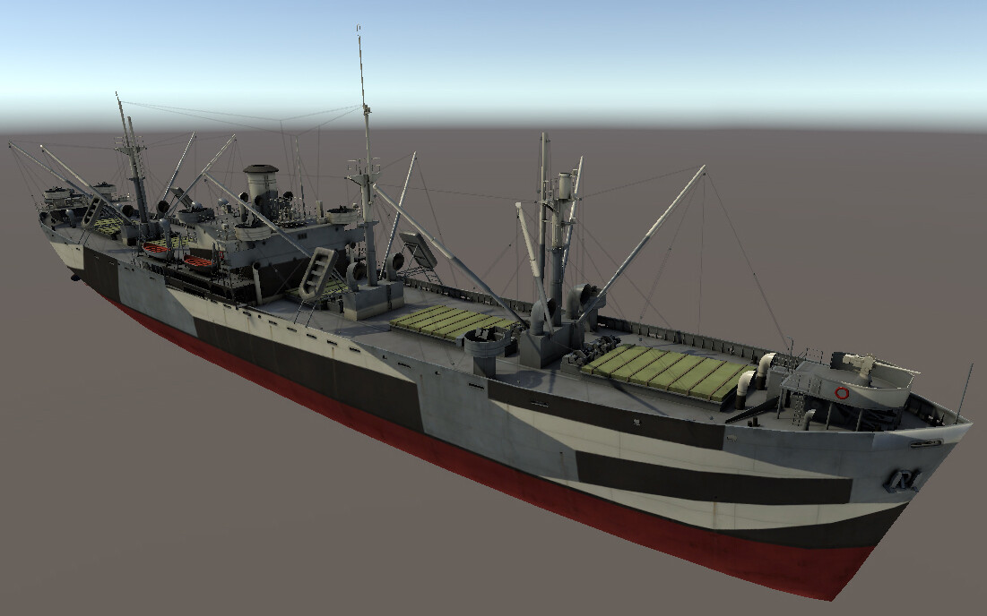 ArtStation - Liberty Ship