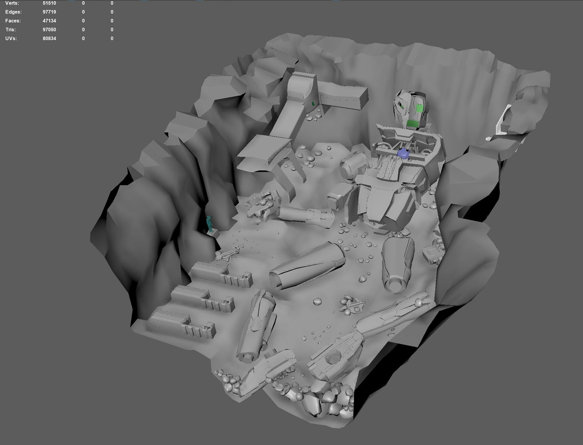 Matthew Judd - Fallen Robot Environment