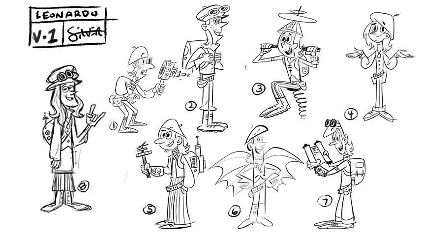 stephen silver - Character Design