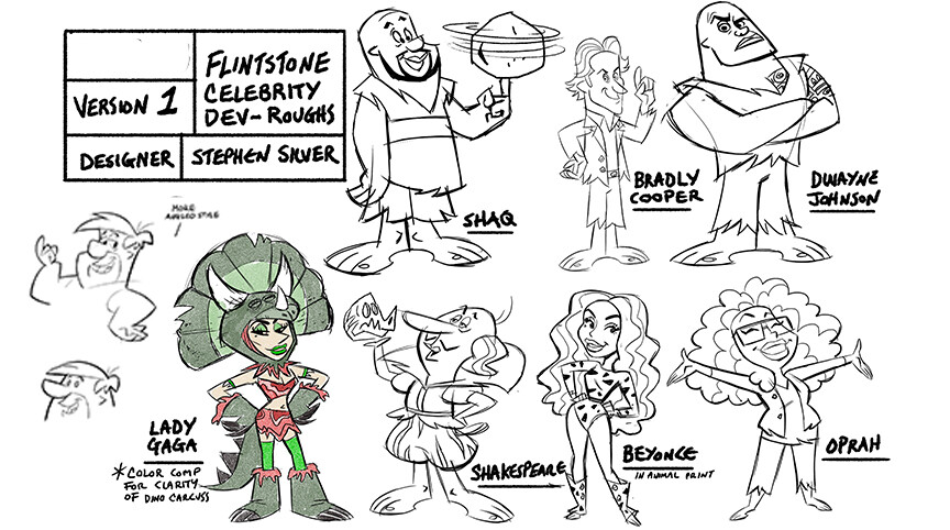 stephen silver - Character Design