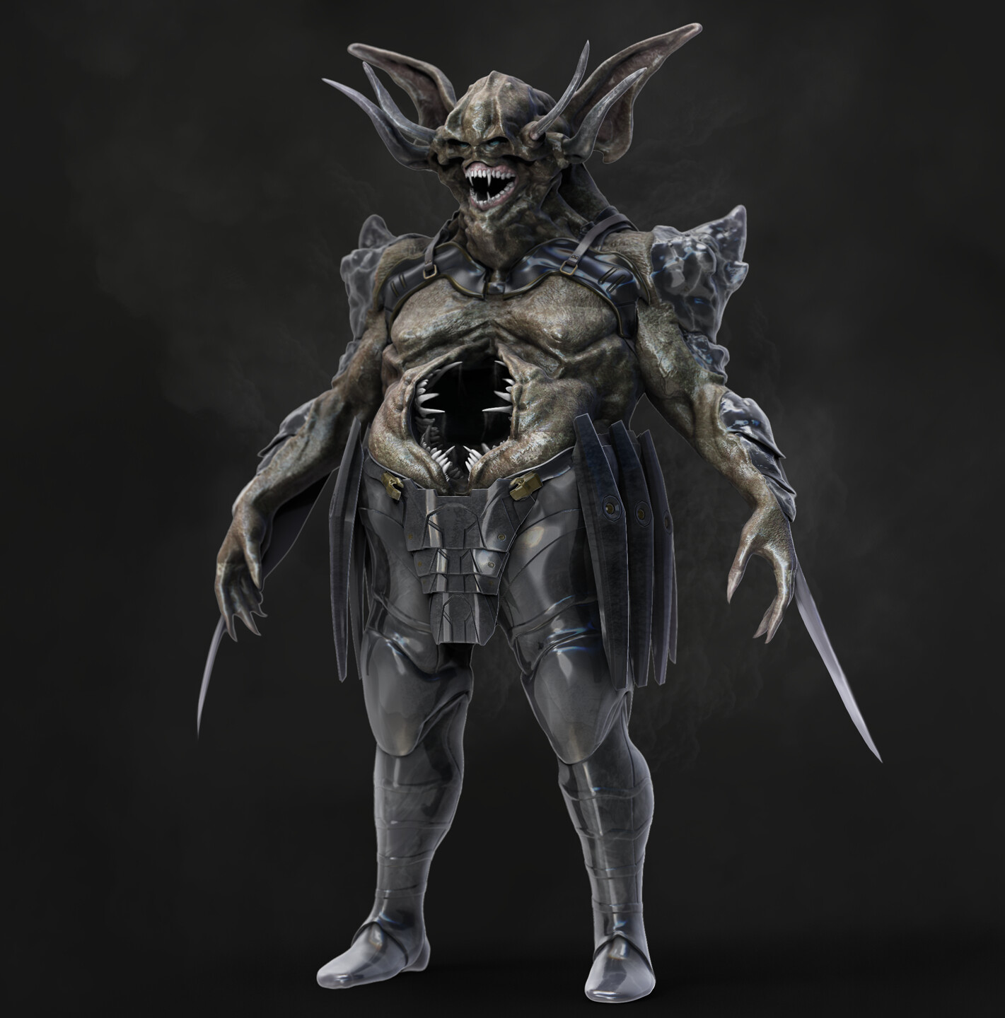 ArtStation - Demon Soldier Creature