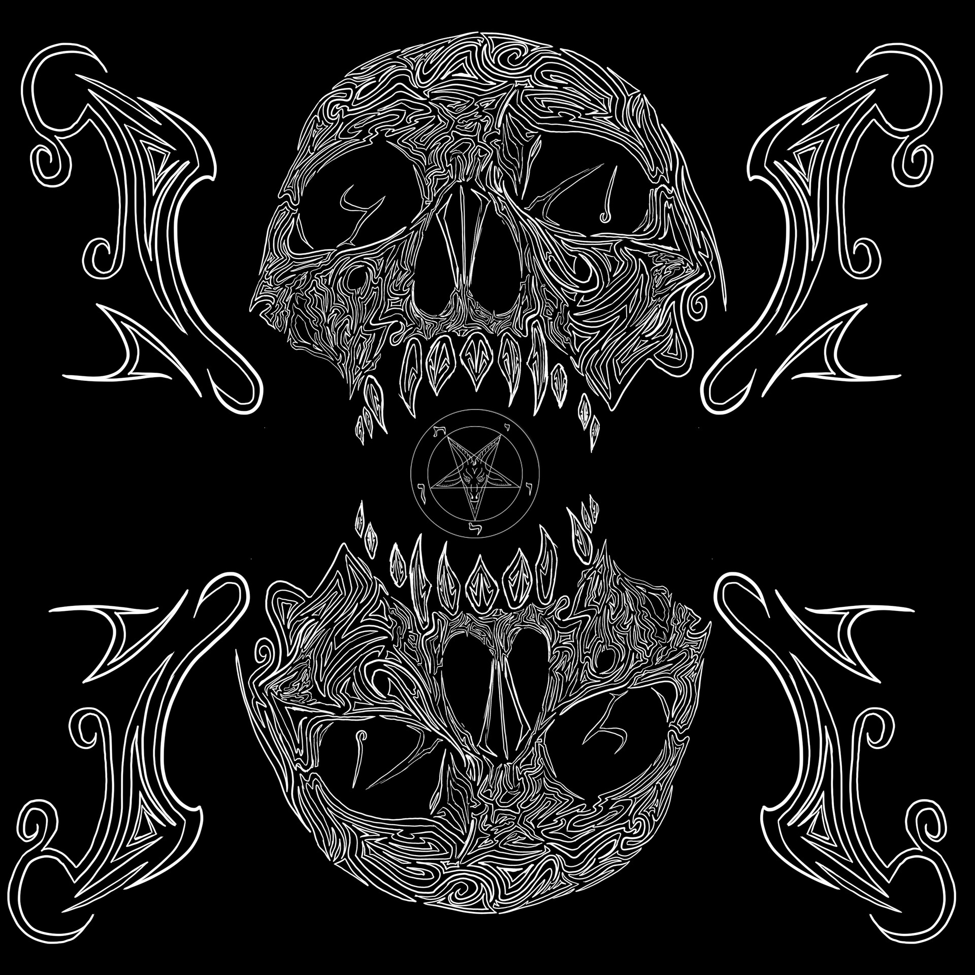 satanic skulls