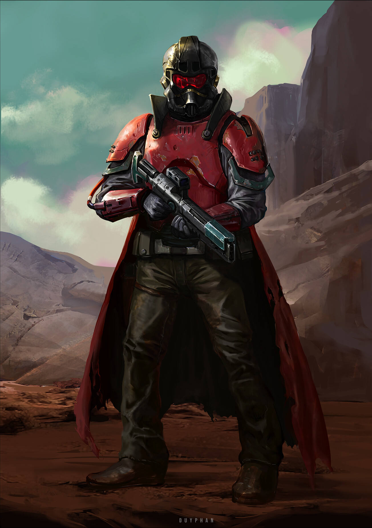 ArtStation - Red man