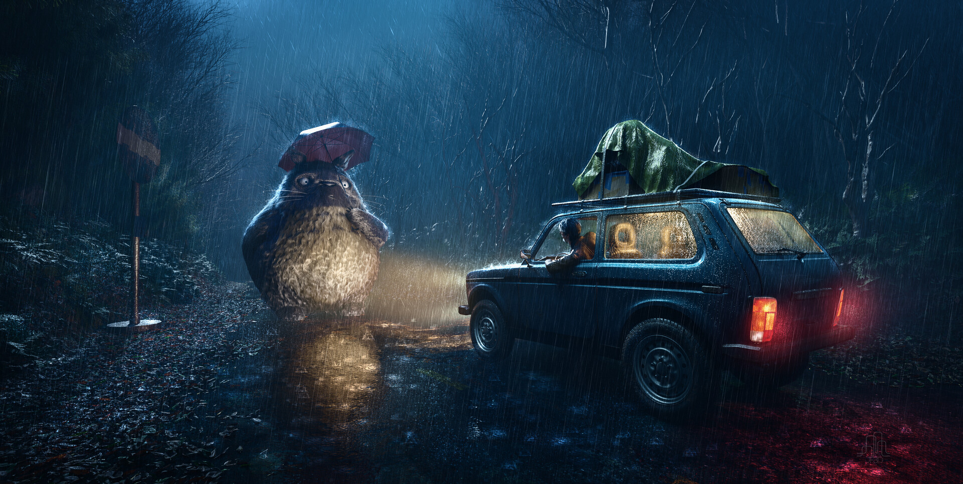 ArtStation - My Neighbor Totoro