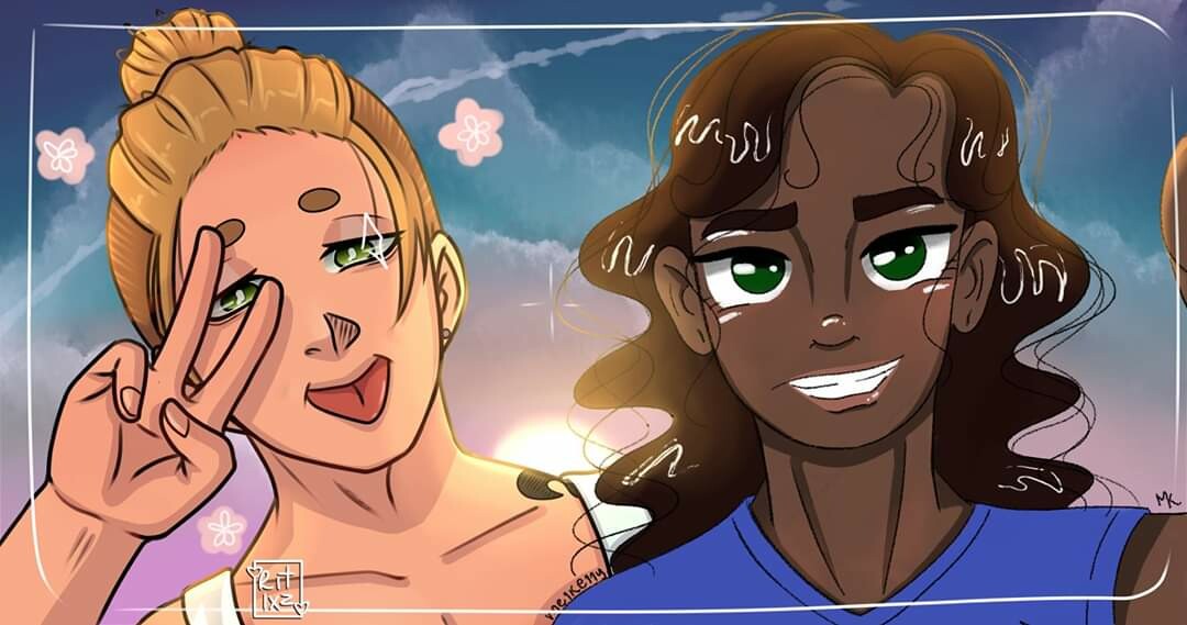 ArtStation - Collab (I made the right)