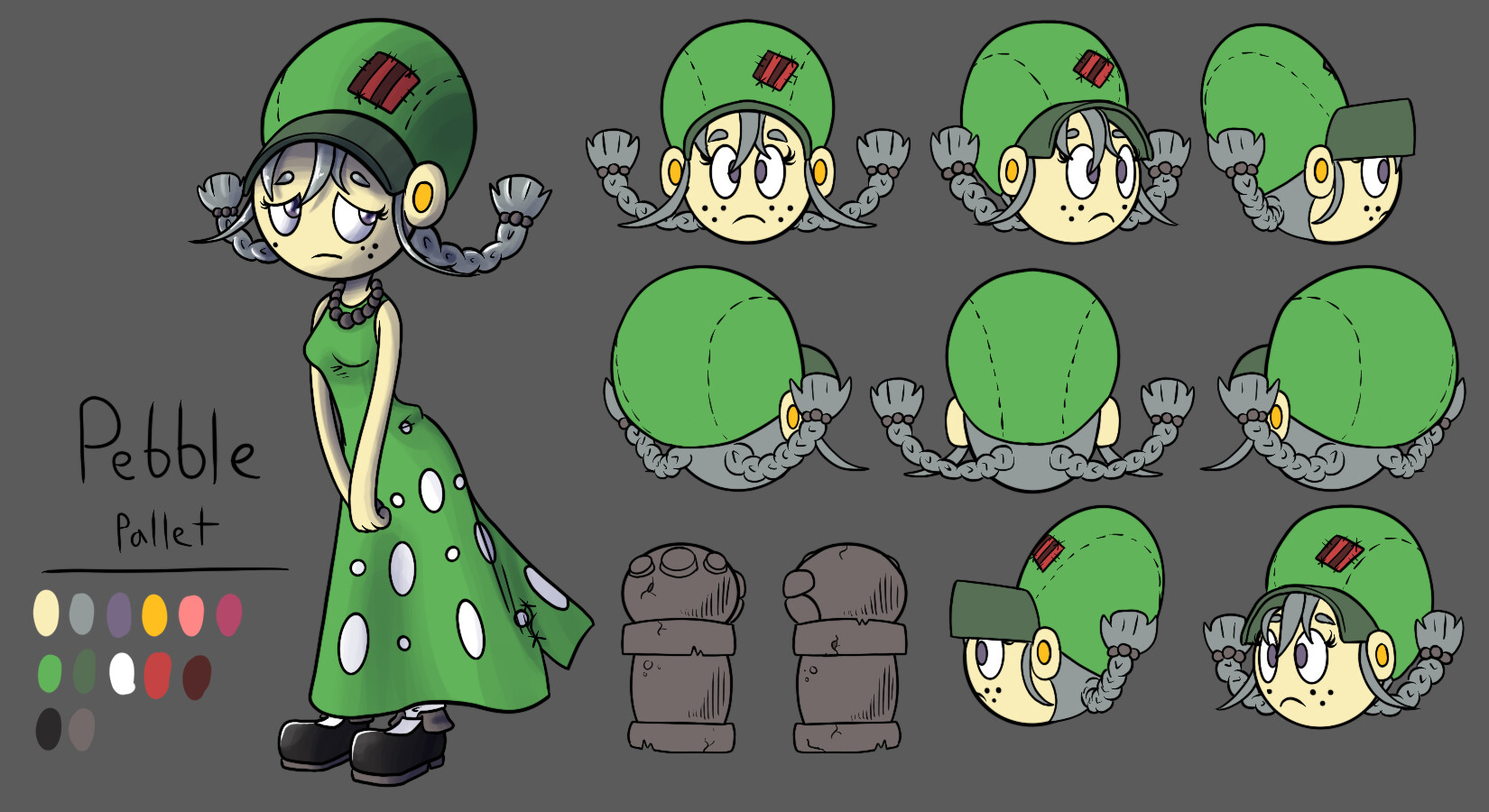 ArtStation - Pebble Character Sheet