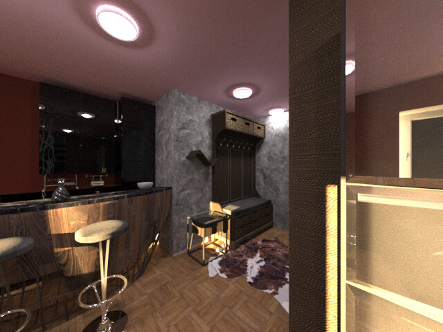 Helen Sparrow - Design project studio apartment 25 square meters