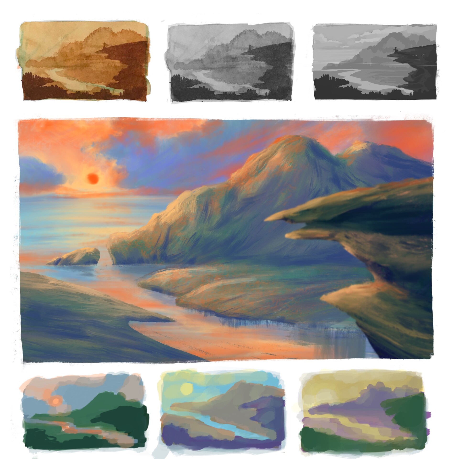 ArtStation - Environment Painting