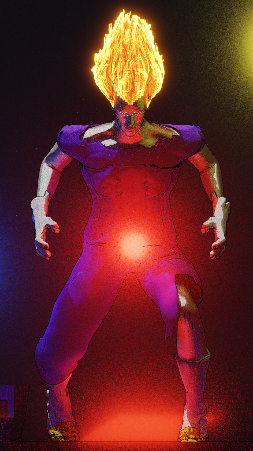 ArtStation - Project vegeta uncapped [breakdown]