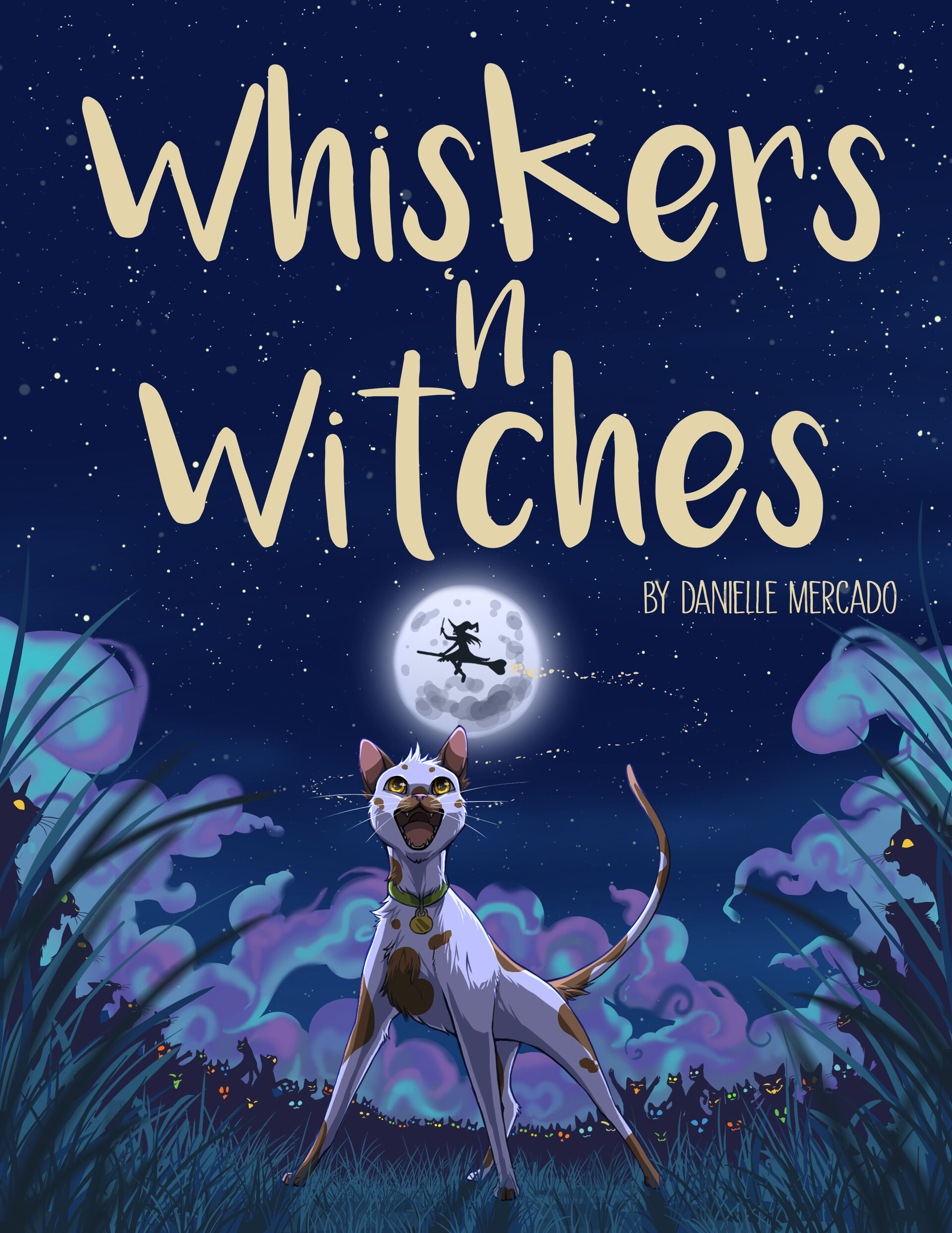 ArtStation - Book Cover Illustration - Whiskers n' Witches