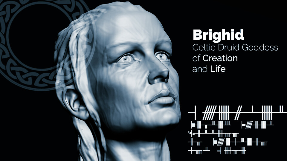ArtStation - Celtic Druid Goddess Brighid