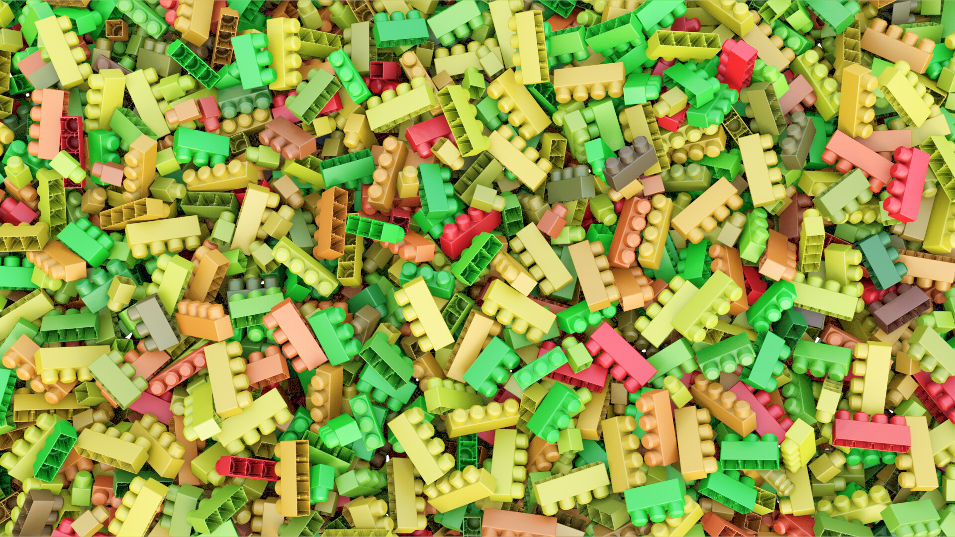 BLACK2020 - Falling Lego Blocks - Stock Footage