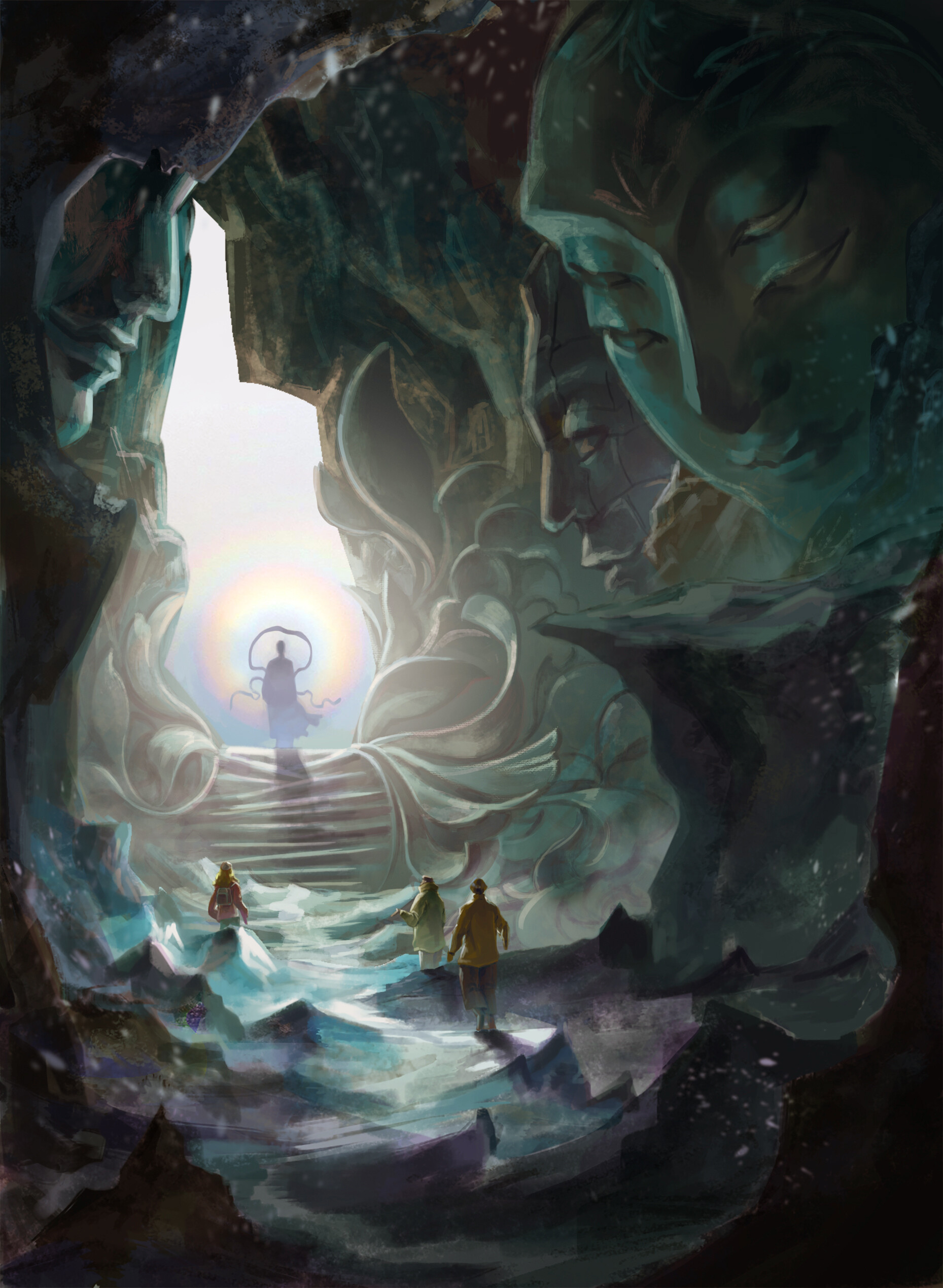 ArtStation - The sacred cave