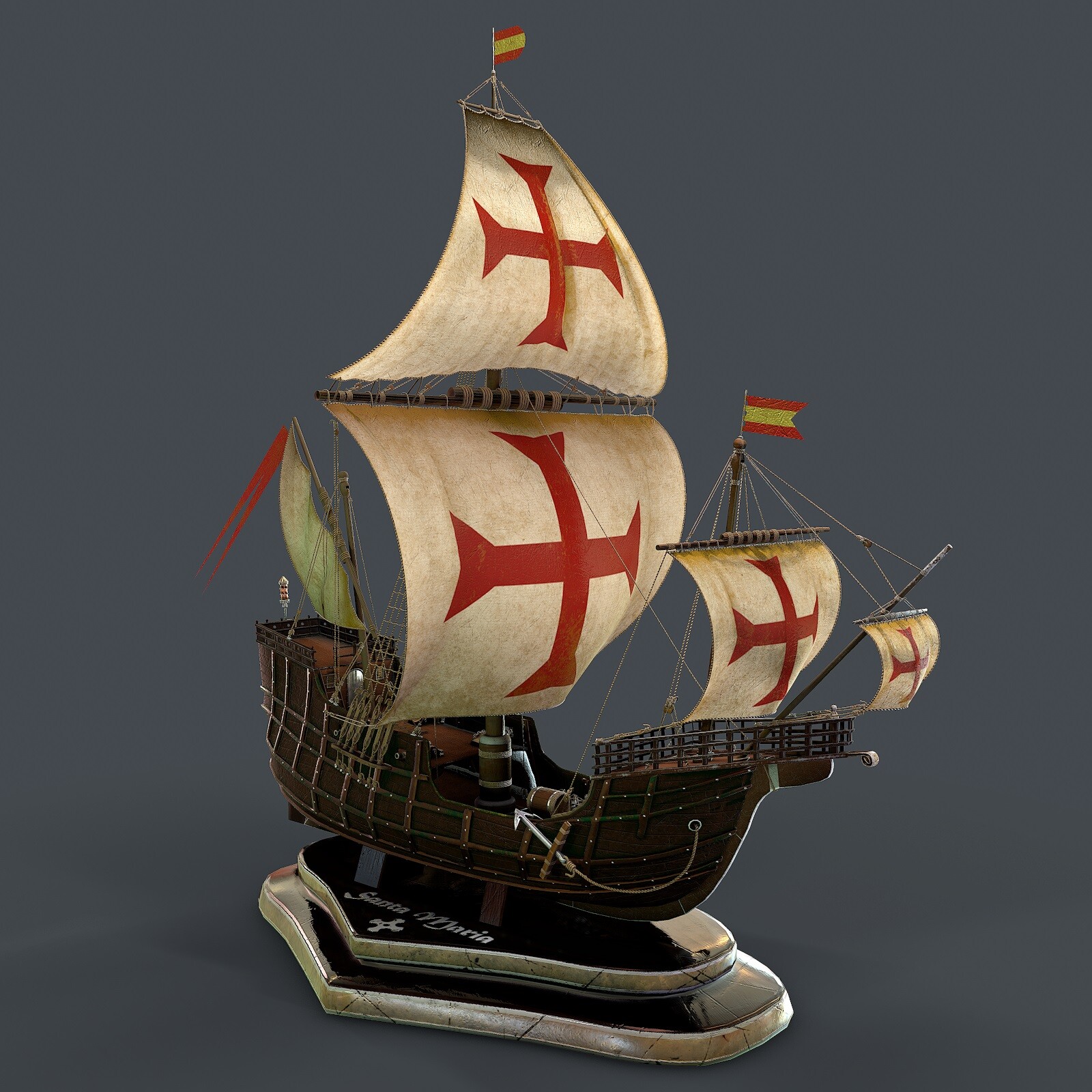 ArtStation - Santa Maria 3d model