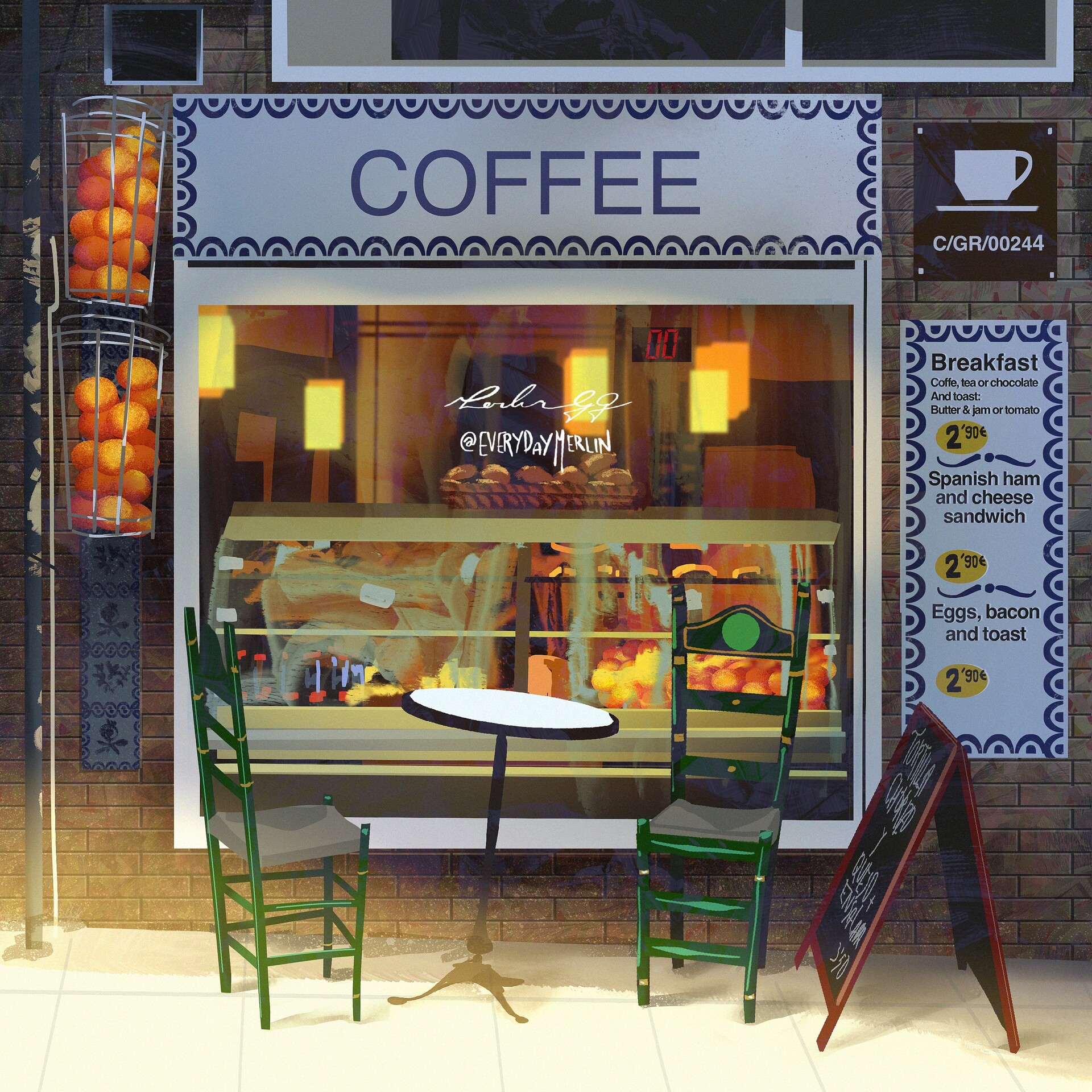 ArtStation - Cafe in Granada