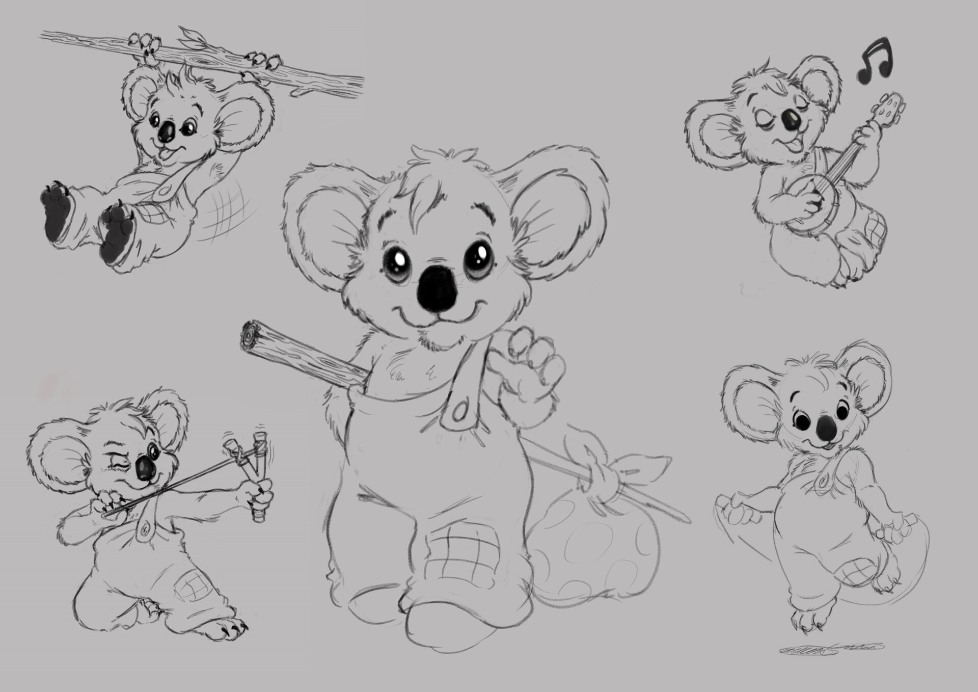 blinky bill coloring pages