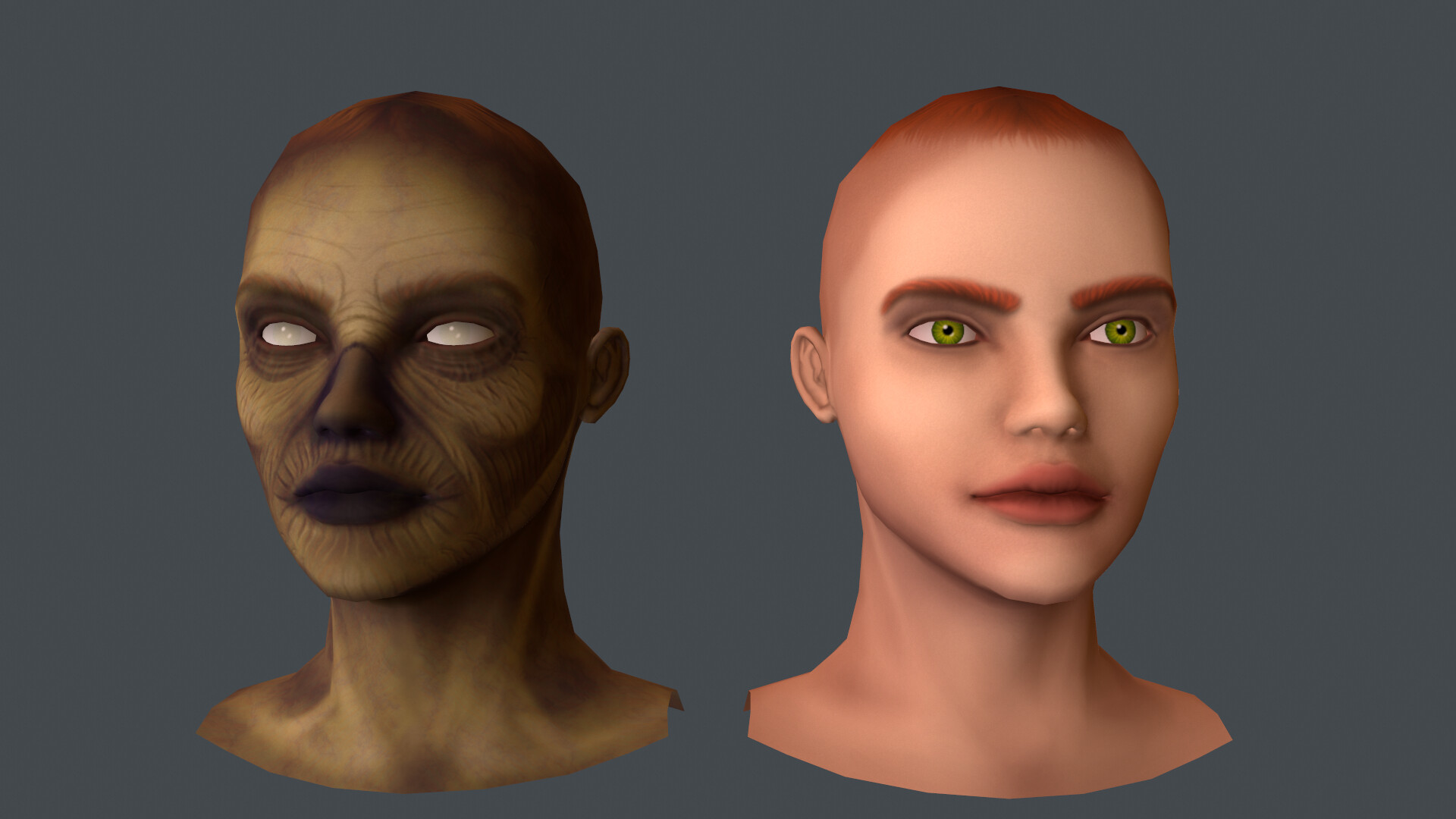ArtStation - Human and Zombie