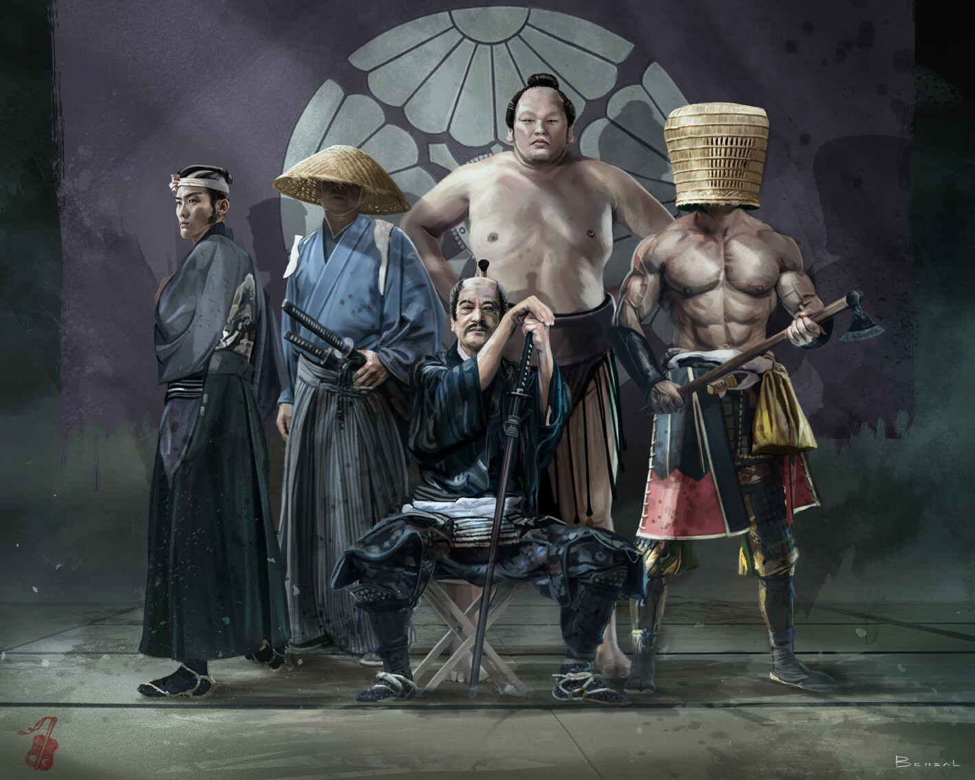 ArtStation - Samurai group