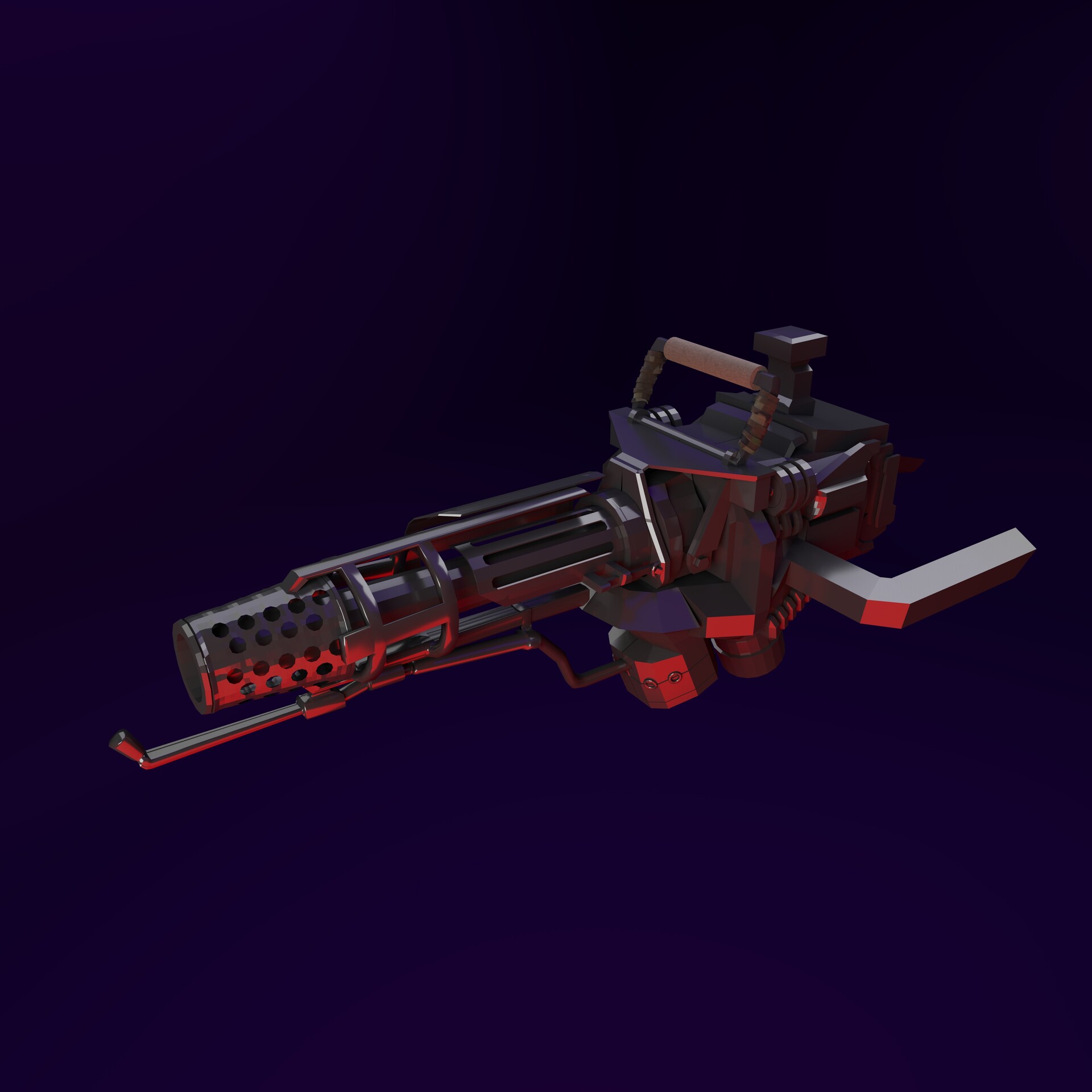 ArtStation - Gatling Gun
