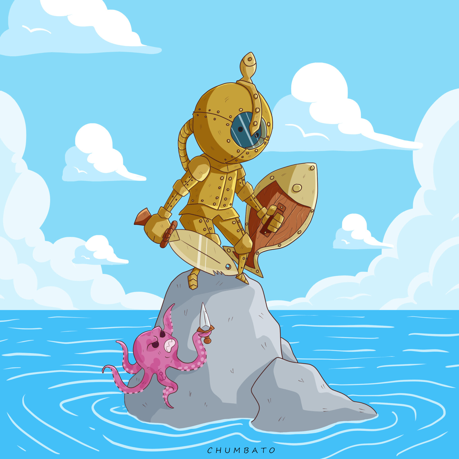 Chumbato Pirour - Deep Sea Knight