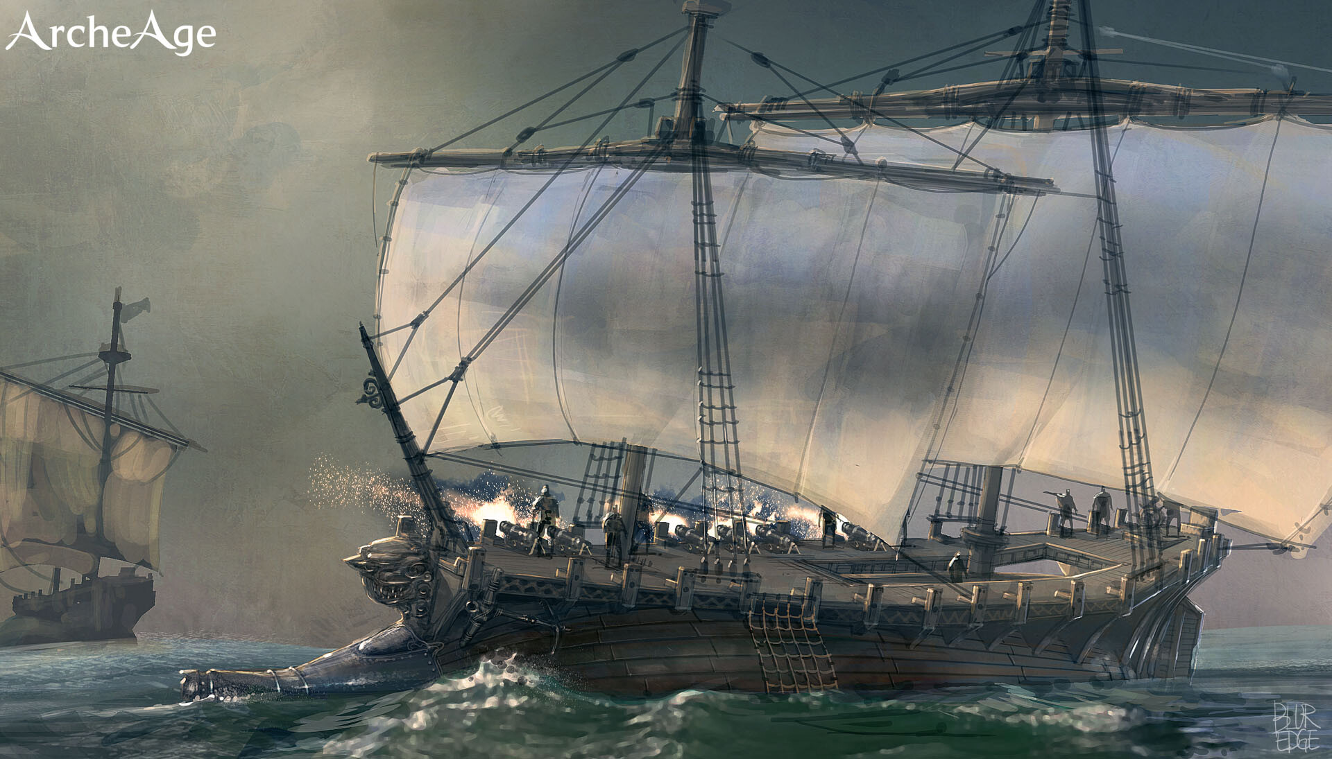 ArtStation - Archeage / sailboat