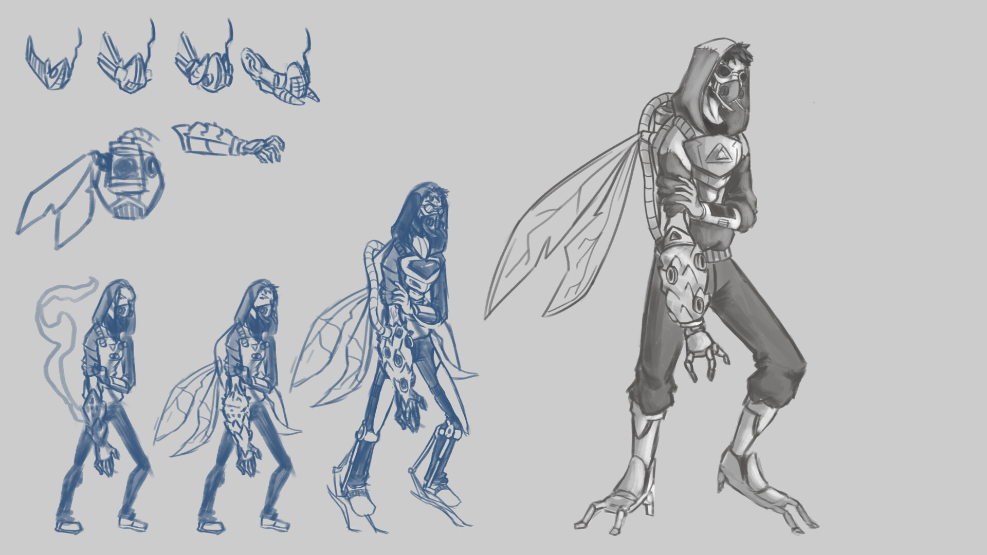 ArtStation - Character concept, Insect-man