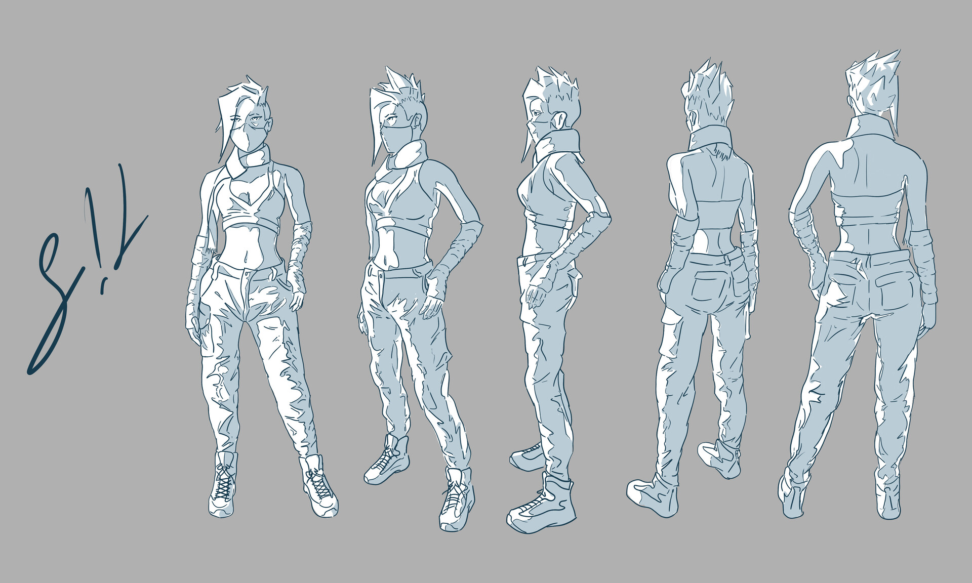 ArtStation - Character turnaround