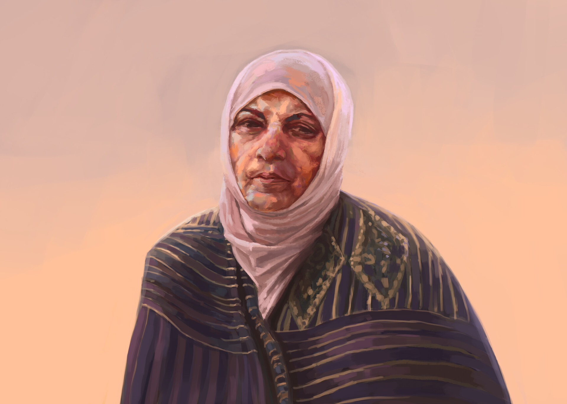 ArtStation - Portrait of Jordan woman