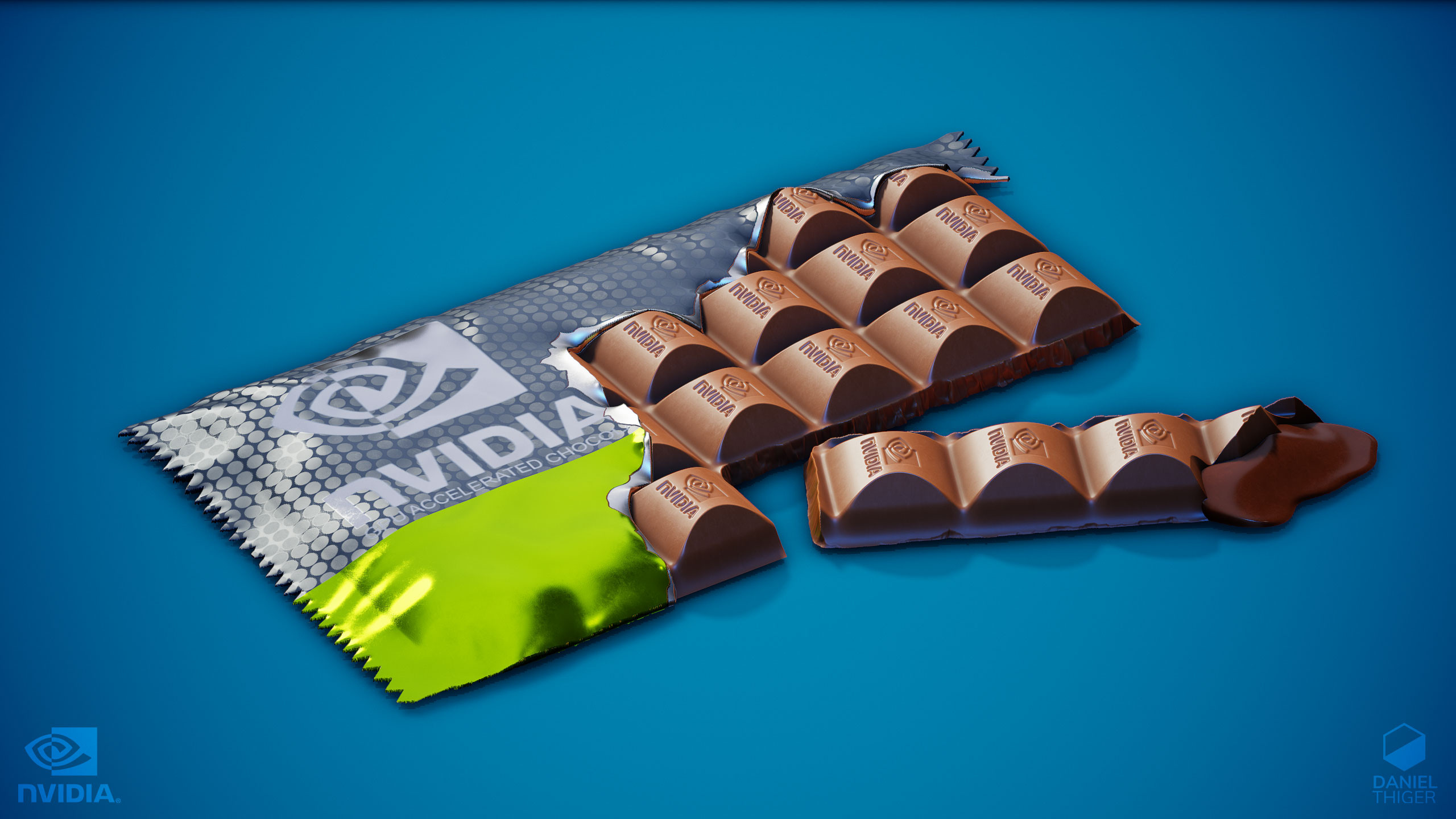 Daniel Thiger - Nvidia | Substance Designer Caramel Chocolate Bar