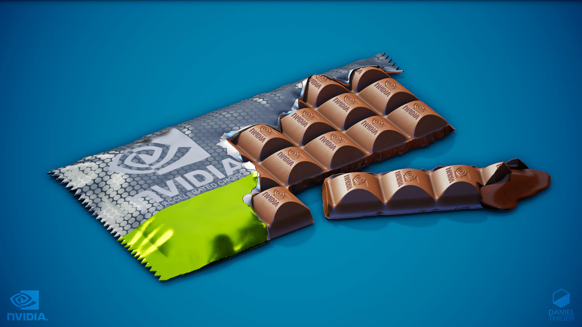 Daniel Thiger - Nvidia | Substance Designer Caramel Chocolate Bar