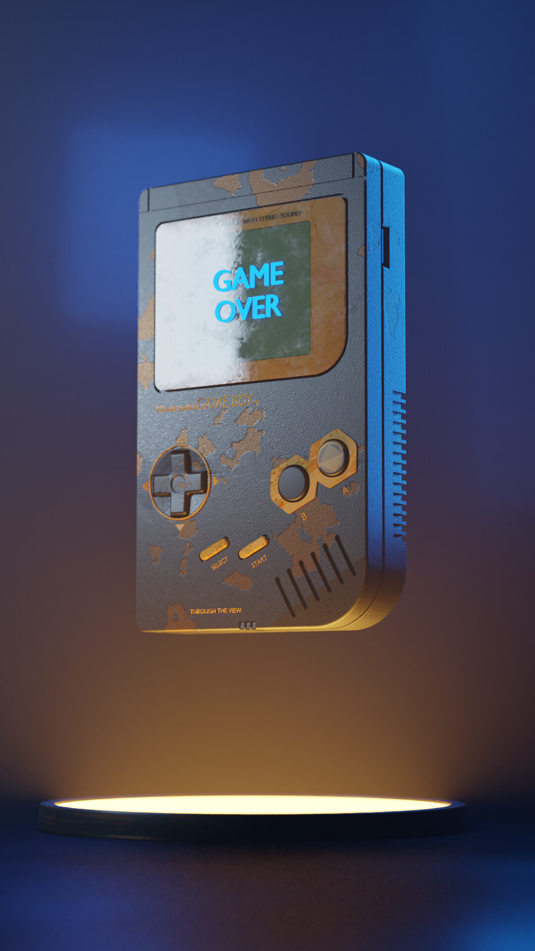 ArtStation - Procedural Gameboy 3D model