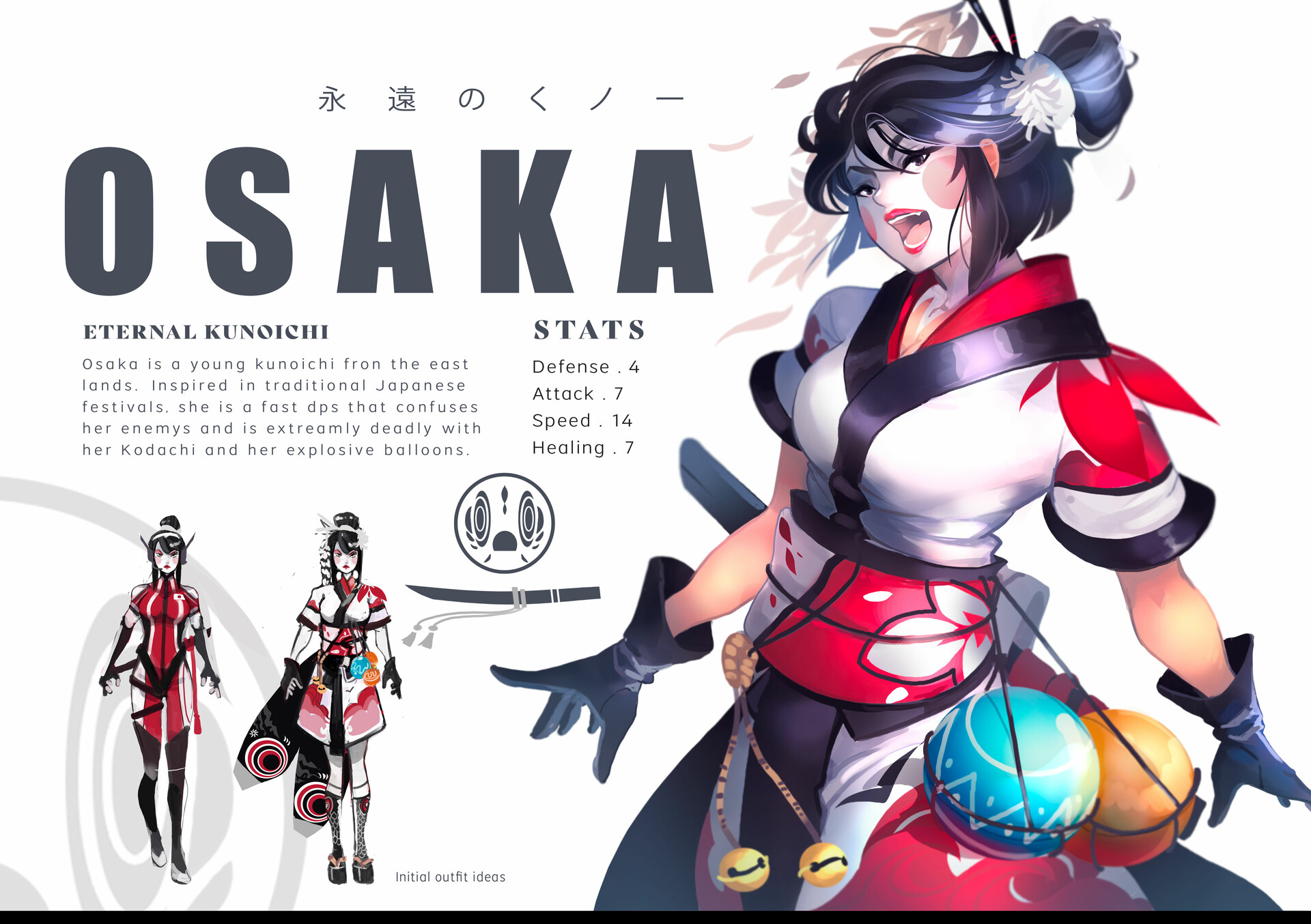 Traditional Kunoichi Outfit