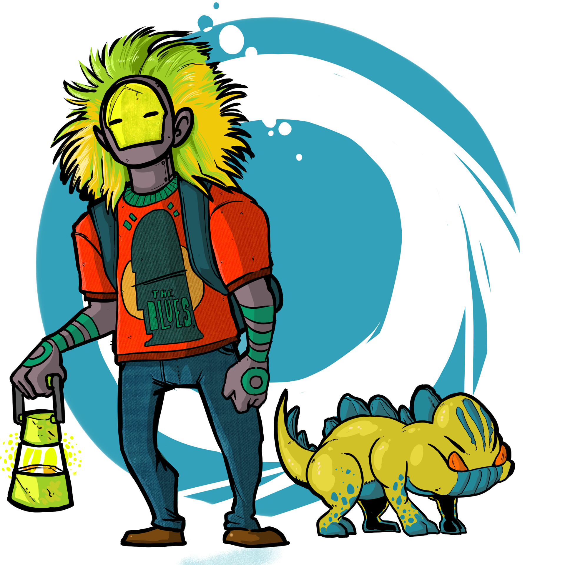 ArtStation - Funky Boy, and Doggo