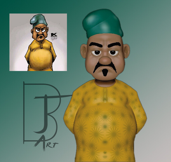 ArtStation - African baba