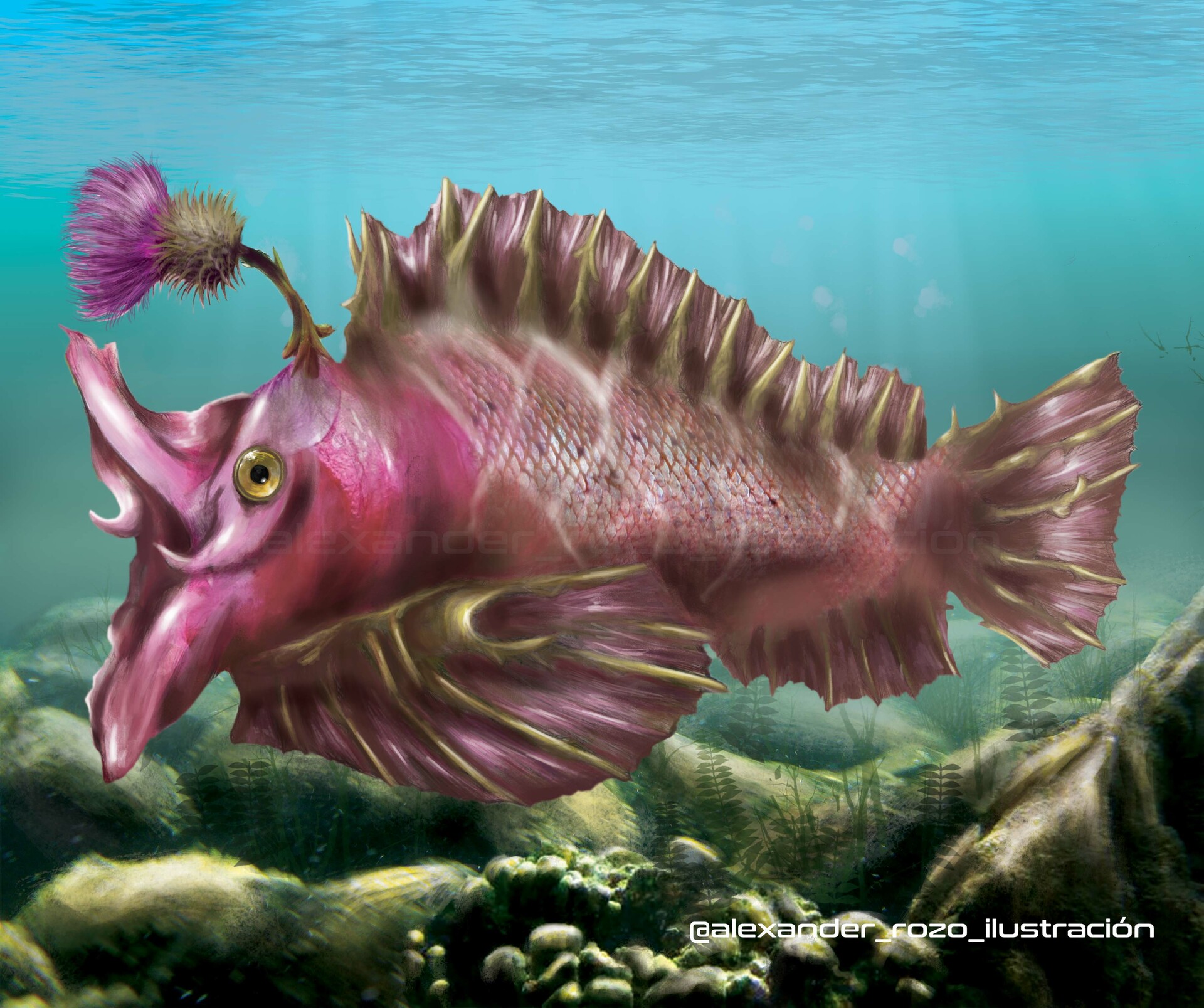 ArtStation - Flower Fish