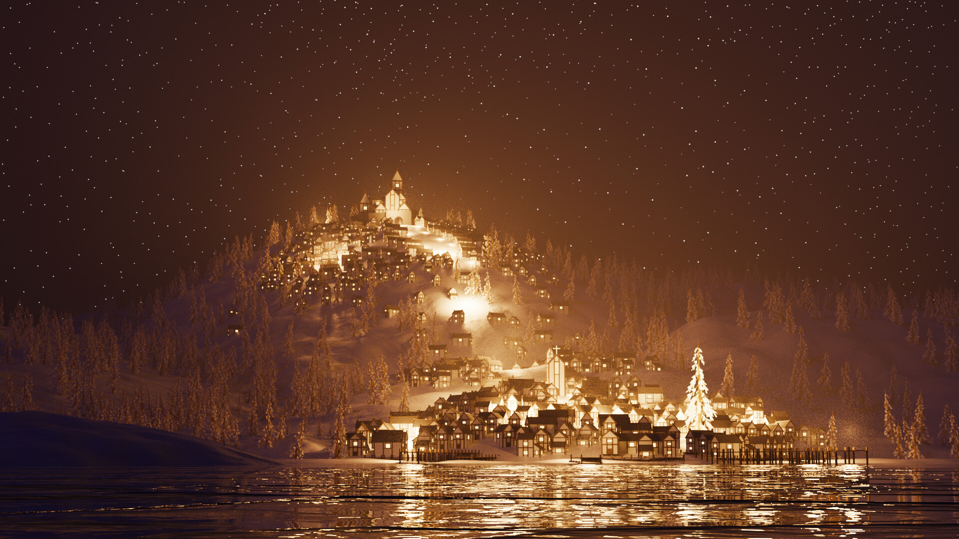 ArtStation - Northern Town