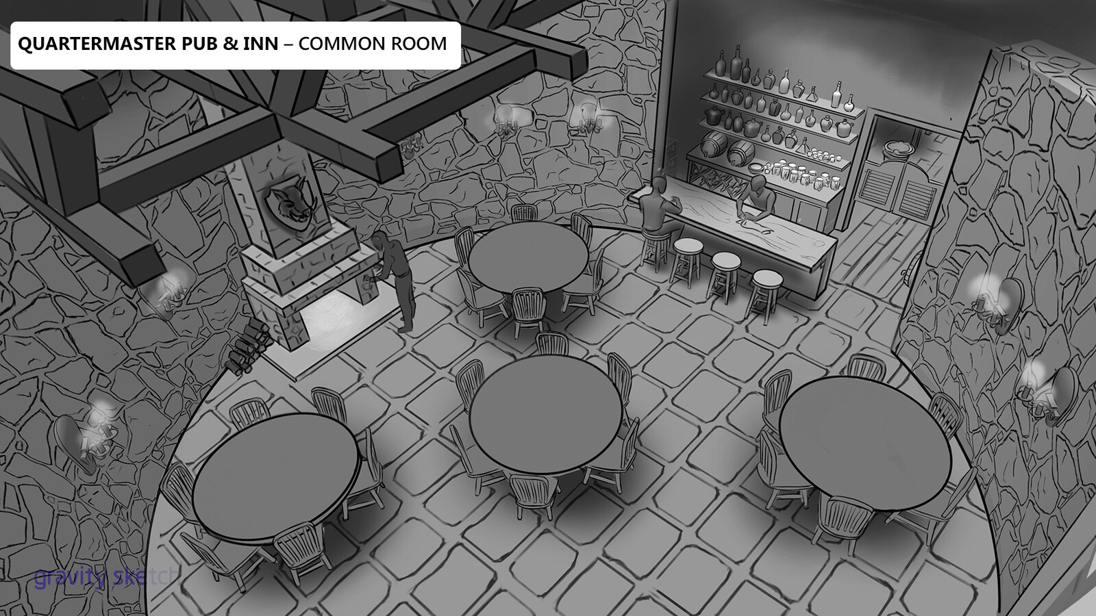 Caleb Barefoot - DnD Tavern Layout