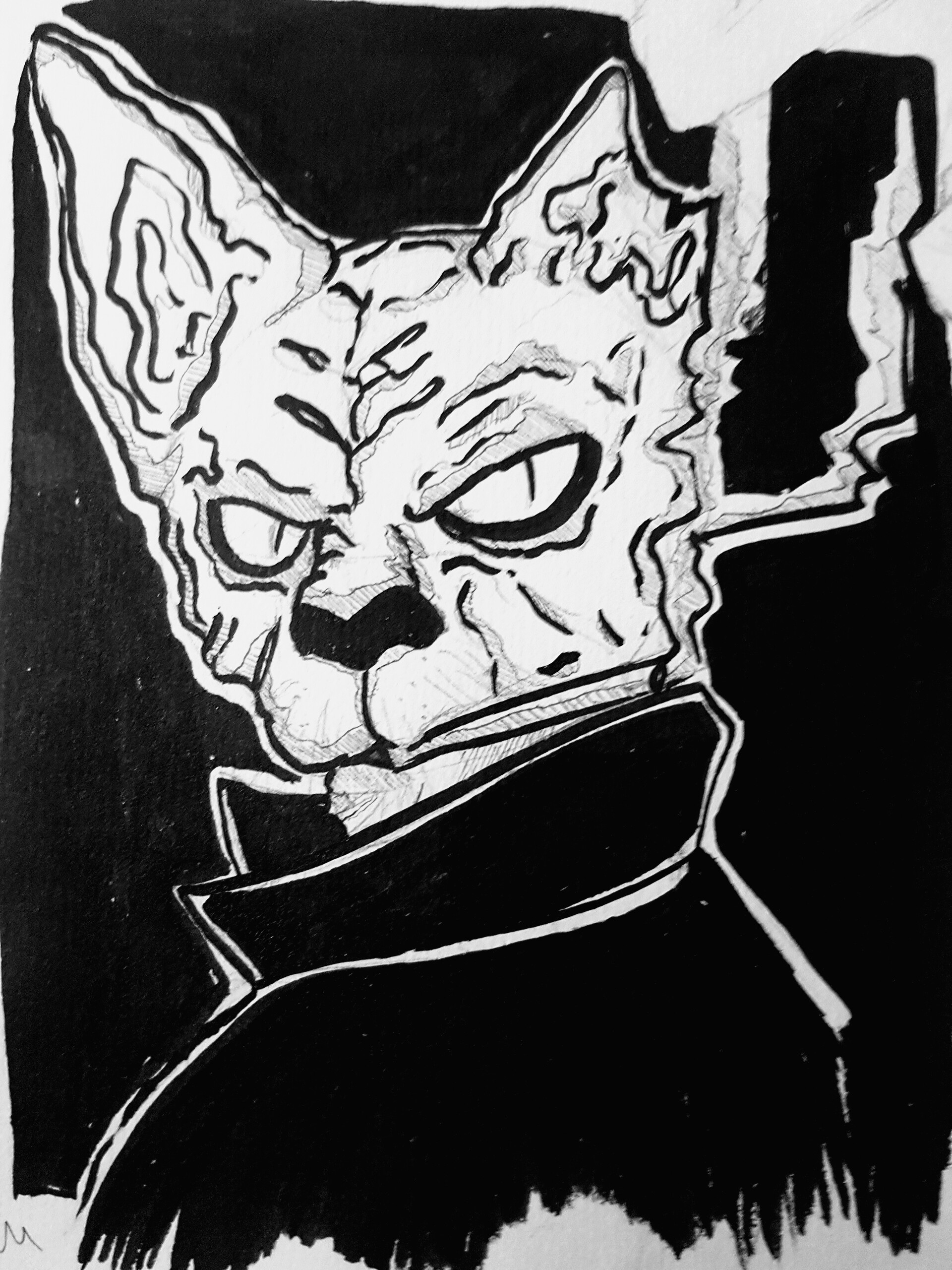 ArtStation - Krumpus-Sphynx Cat oc