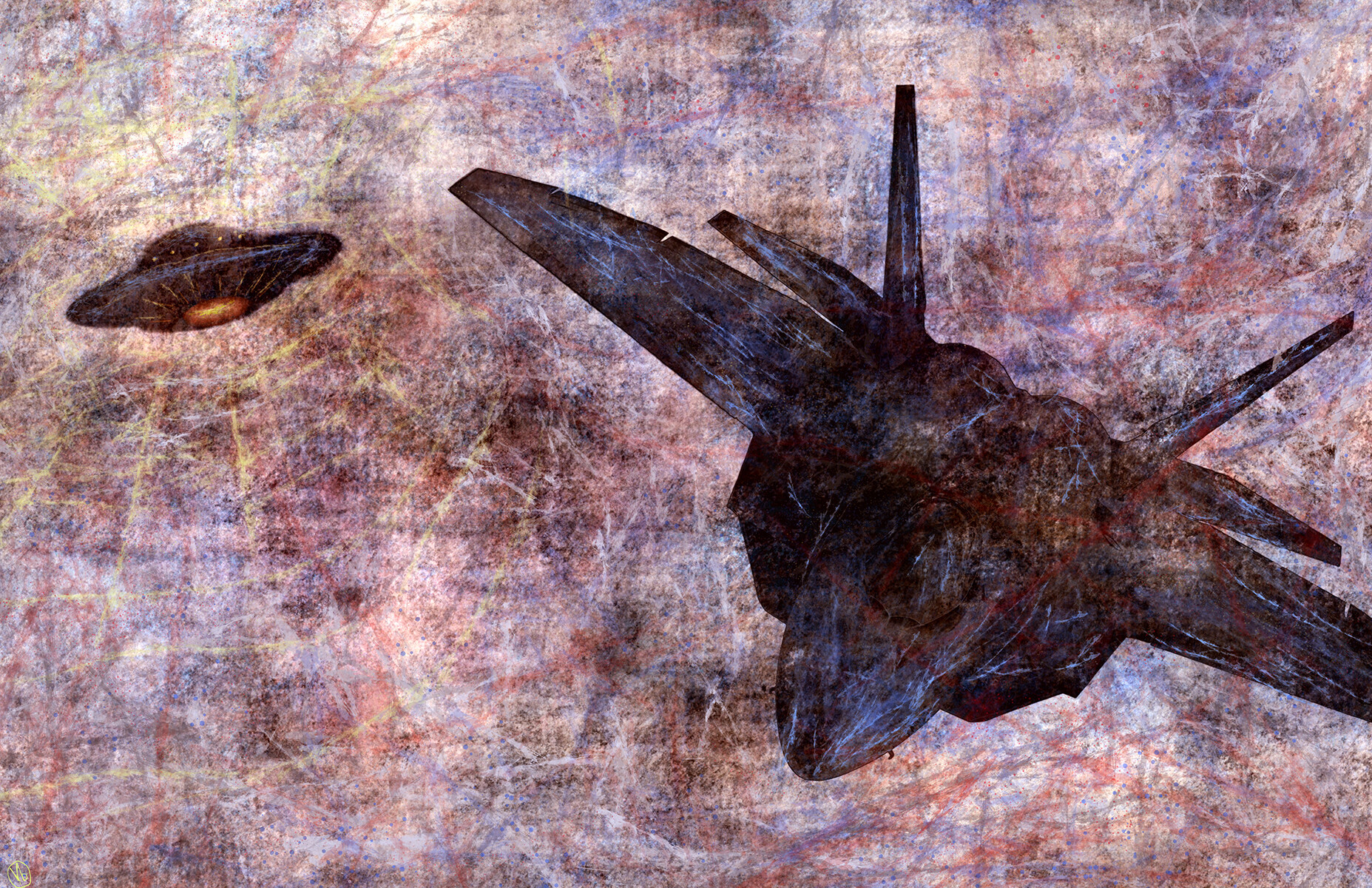 ArtStation - UFO vs JET