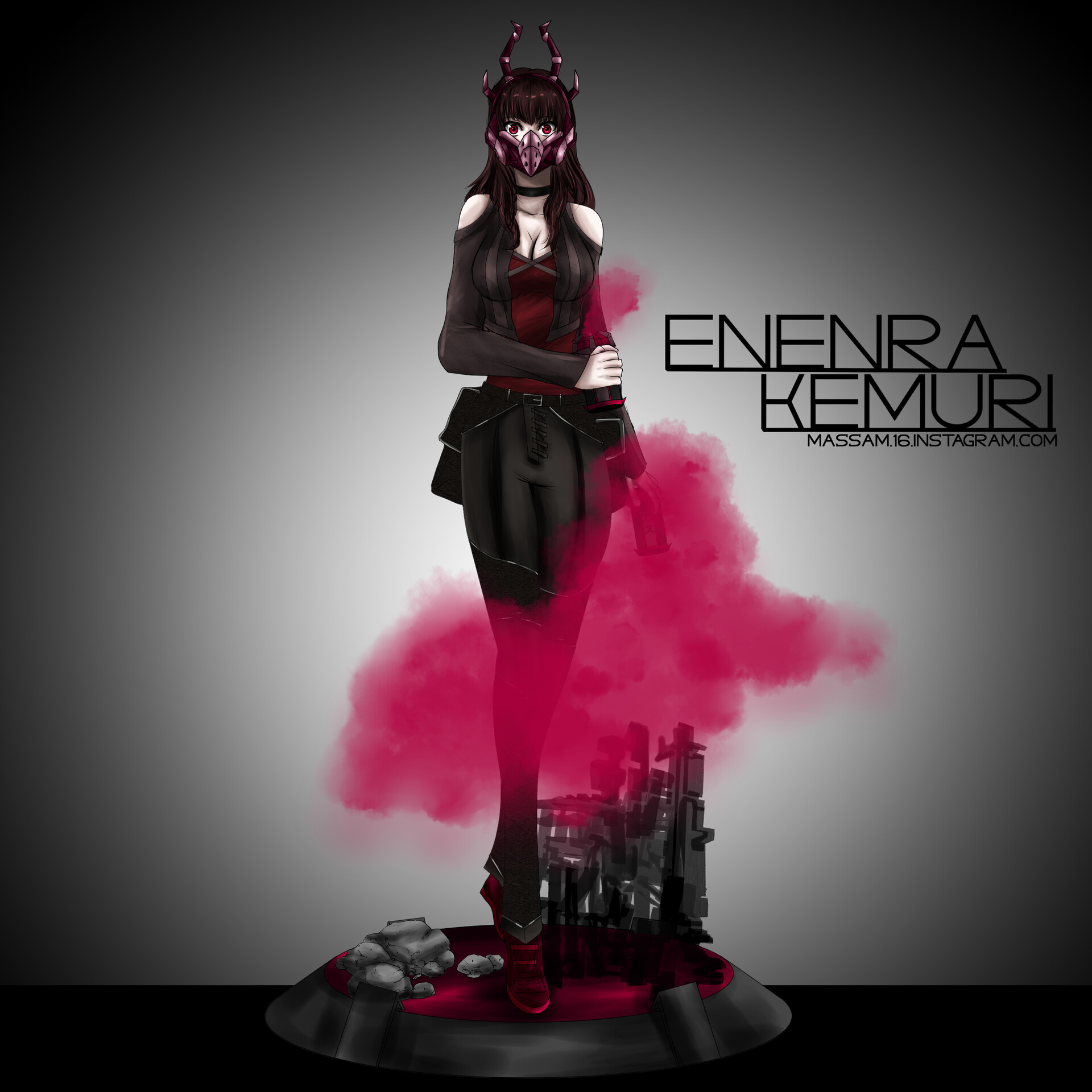 ArtStation - Enenra Kemuri (RWBY OC)