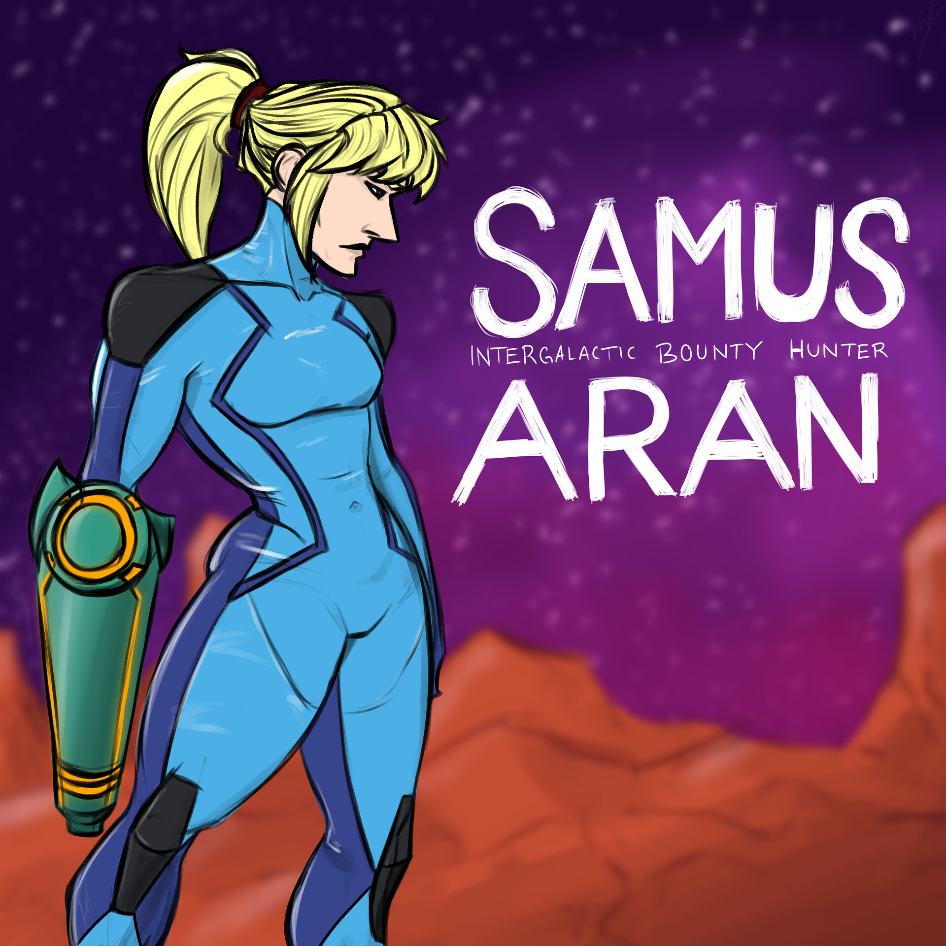 ArtStation - Samus Aran, Intergalactic Bounty Hunter
