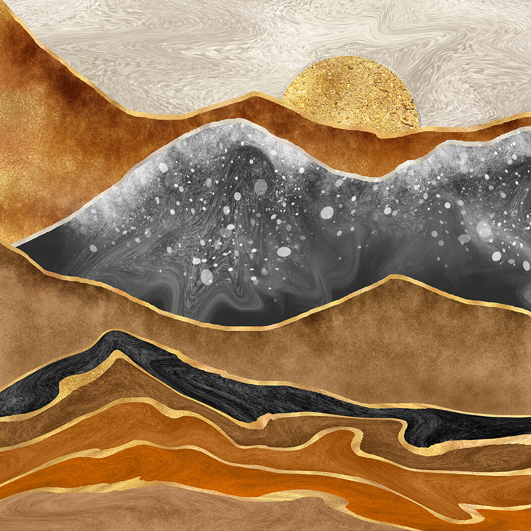 Swan Dee - ABSTRACT LANDSCAPE ILLUSTRATION